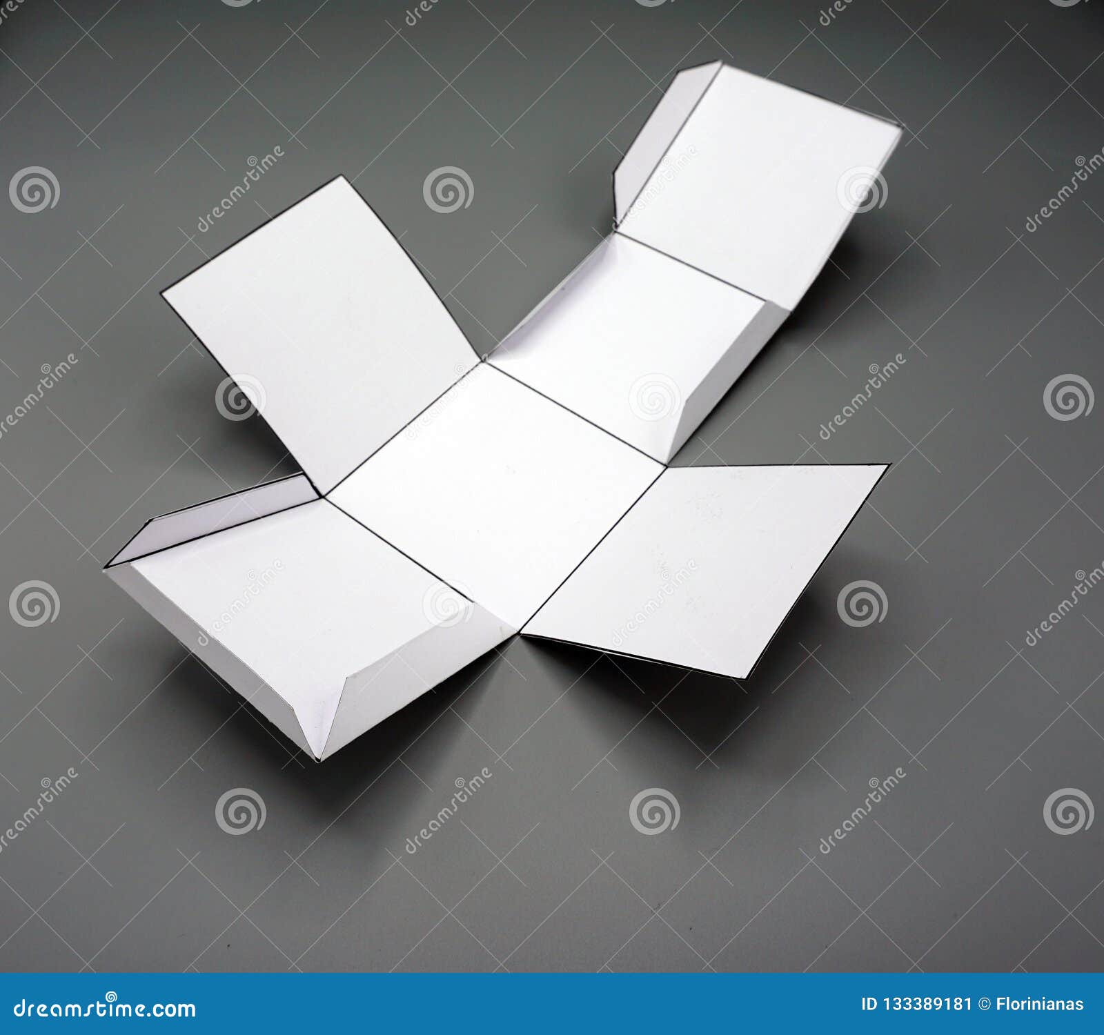 Rede Da Geometria Do Cubo Retangular Imagem de Stock - Imagem de ...