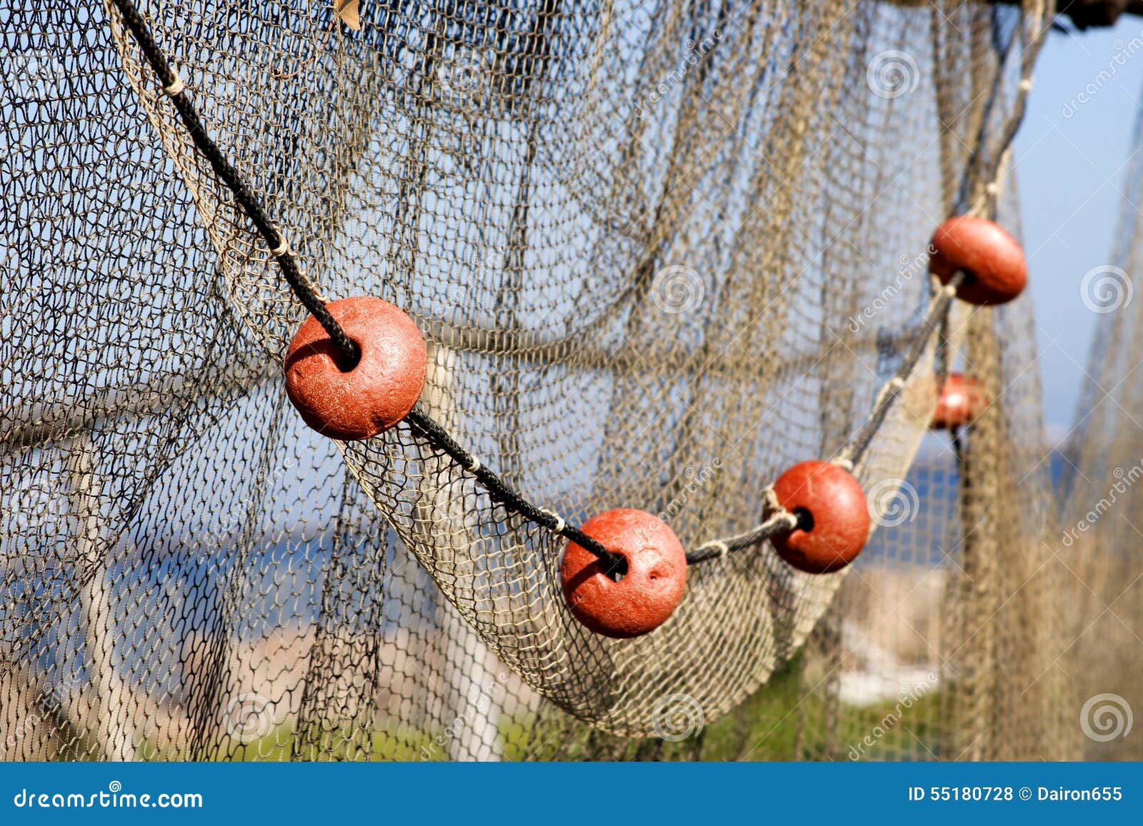 Rede de pesca foto de stock. Imagem de preto, cabo, pesca - 55180728
