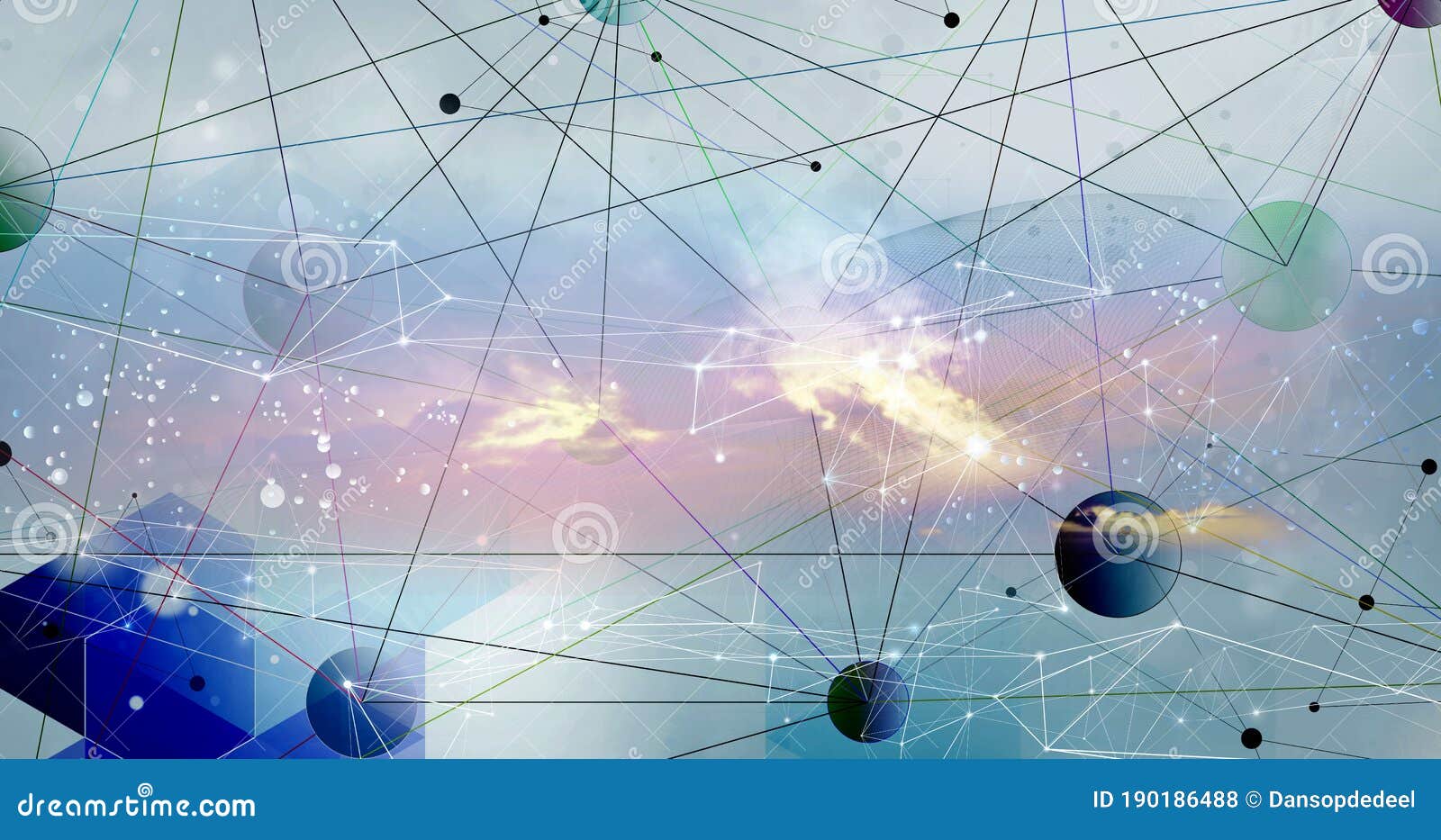 Rede De Tecnologia Futurística Abstrata No Banner De Fundo Texturizado ... Rede De Tecnologia Futurística Abstrata No Banner De Fundo Texturizado ...