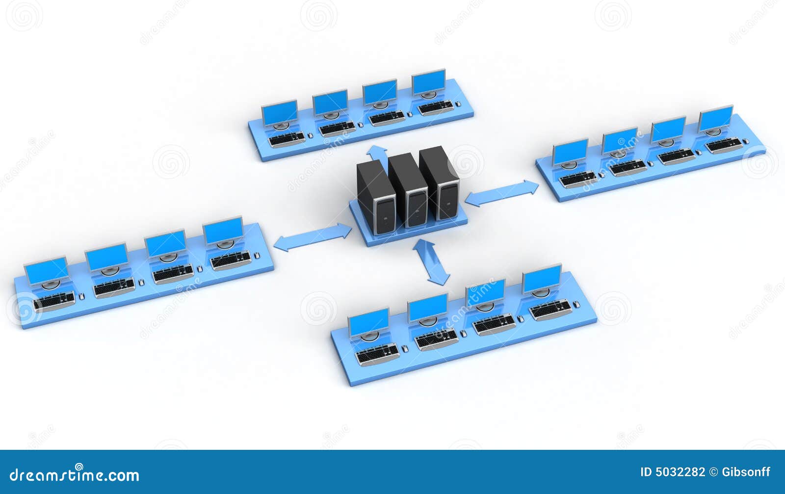 Rede informática ilustração stock. Ilustração de conceitos - 5032282