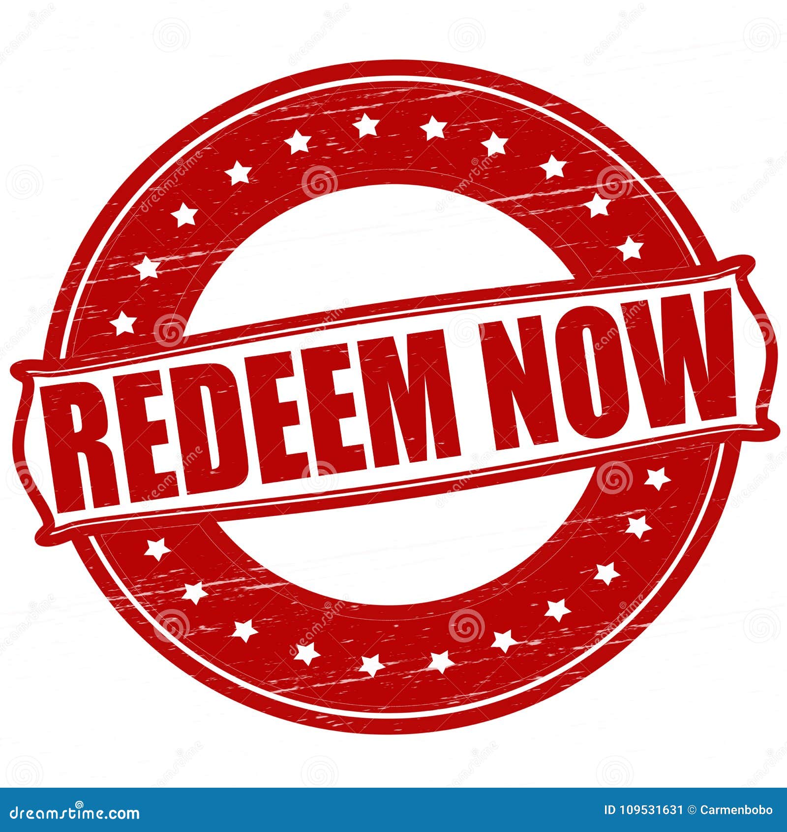 Redeem now stock illustration. Illustration of grungy - 109531631