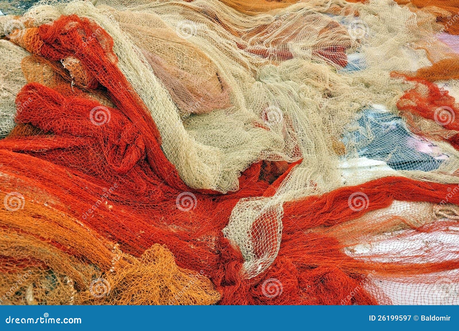 Redes para a pesca de mar imagem de stock. Imagem de cores - 26199597