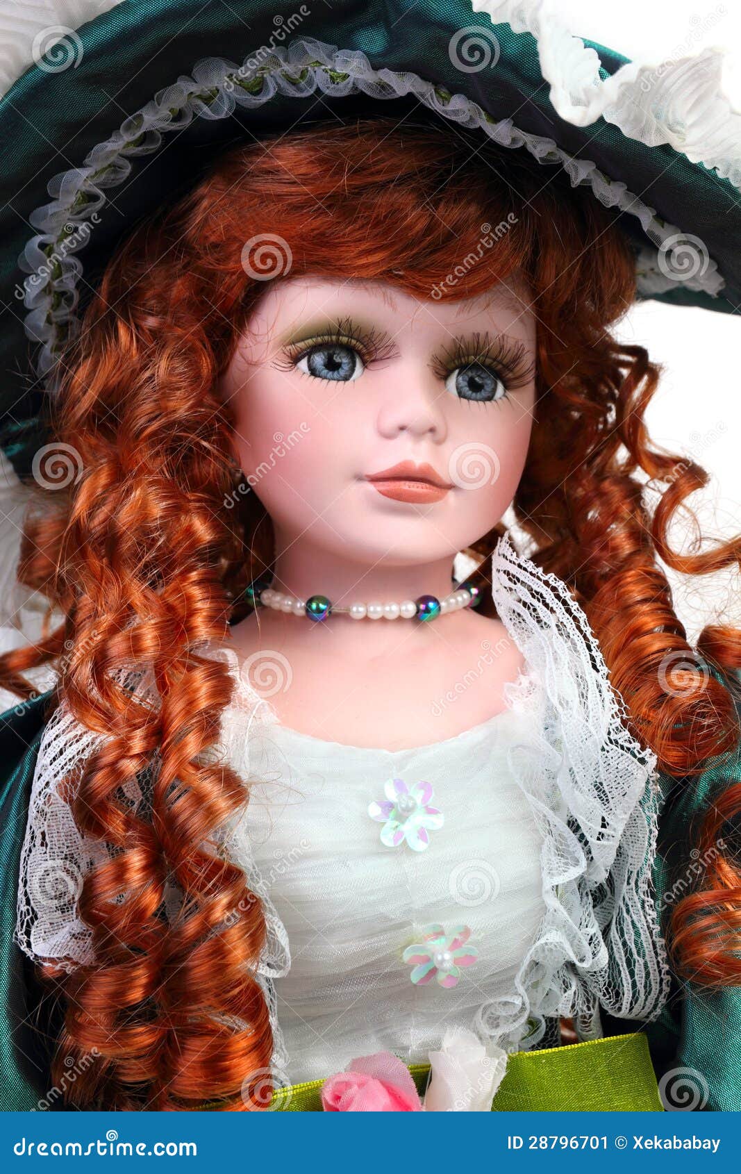 Redhead Doll Portrait Stock Image Image Of People Figure 28796701