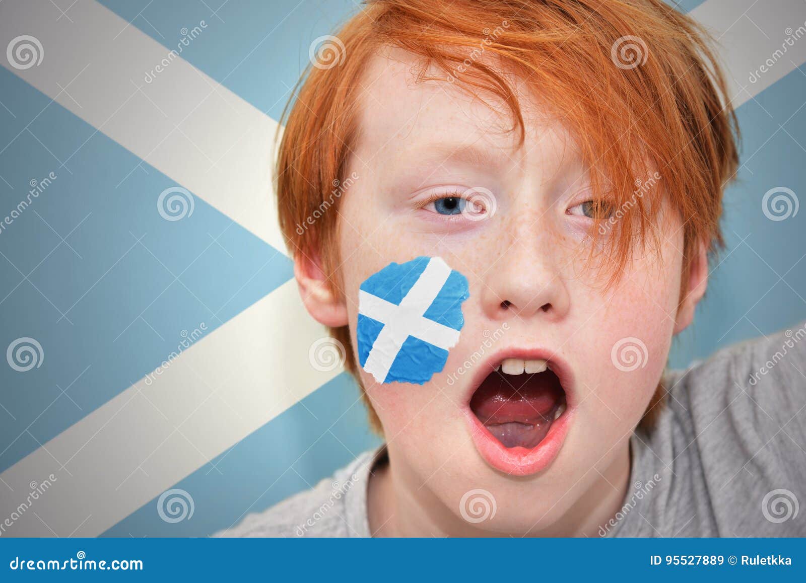 Scottish Face Paint
