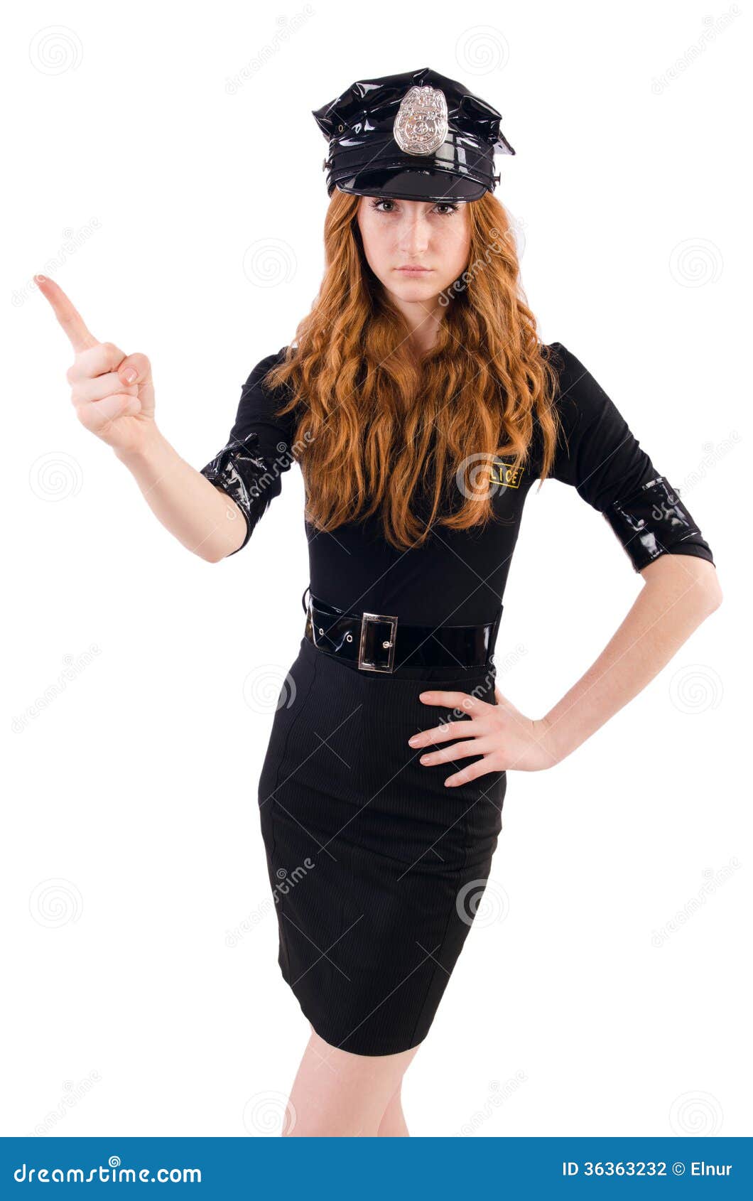Redhead police officer stock photo. Image of beauty, policewoman - 36363232