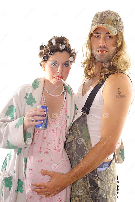 Redneck Hillbilly Couple stock photo. Image of together - 7157582