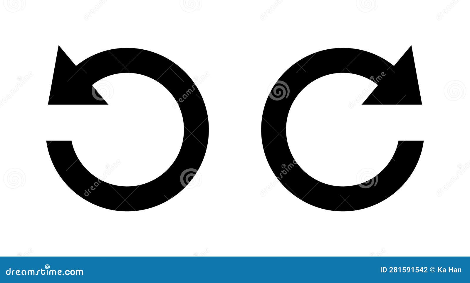 Redo and Undo Icon Vector. Circular Arrow Sign Symbol Stock Vector ... Redo and Undo Icon Vector. Circular Arrow Sign Symbol Stock Vector ...
