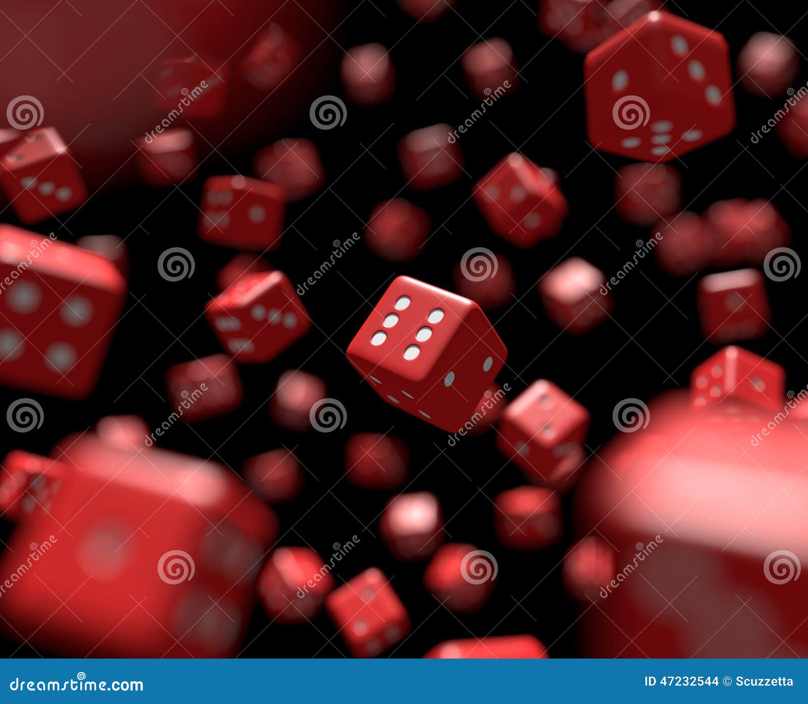 Dice Falling Stock Photo | CartoonDealer.com #78506154