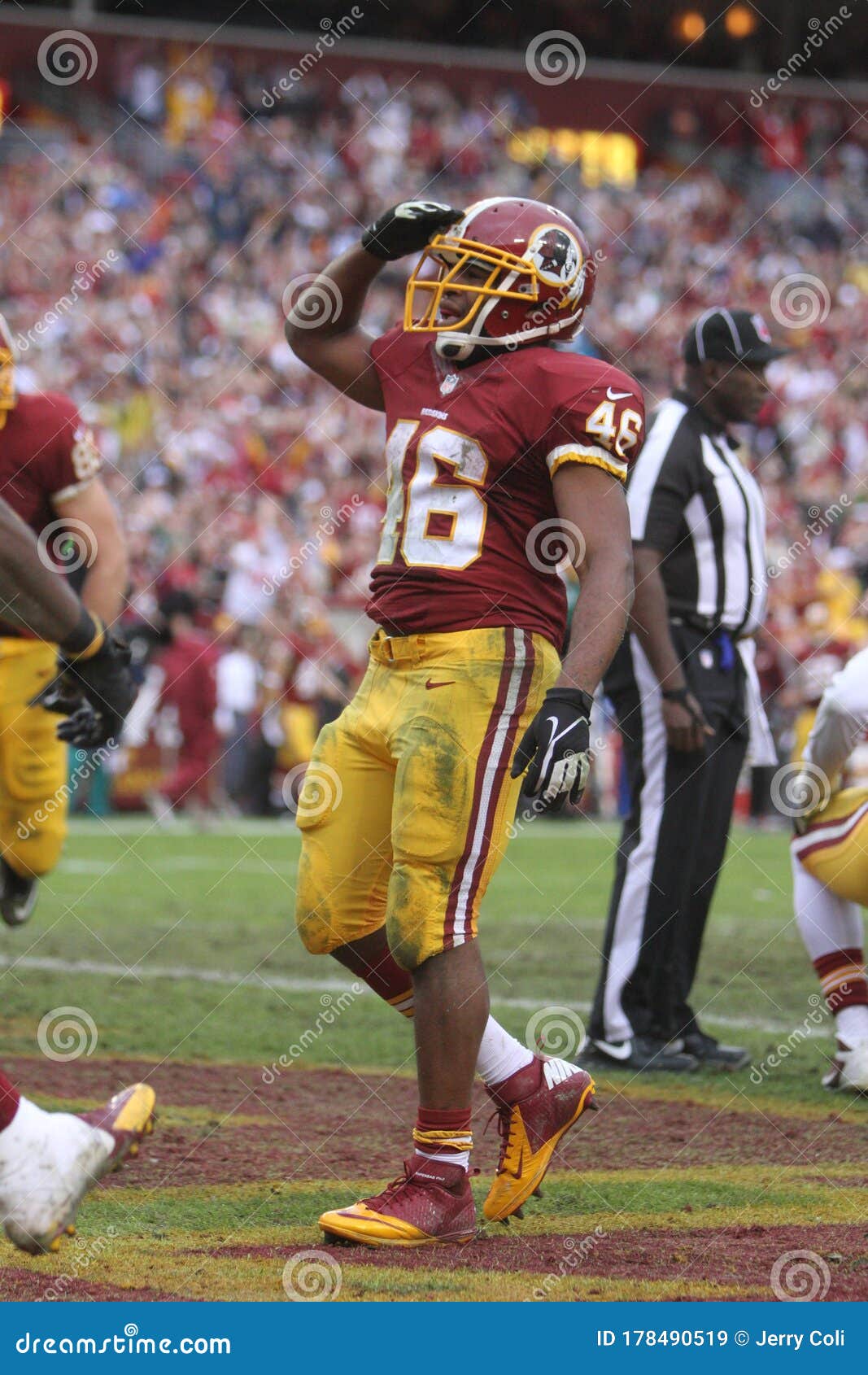 Redskins Running Back Alfred Morris Editorial Stock Image - Image of ...