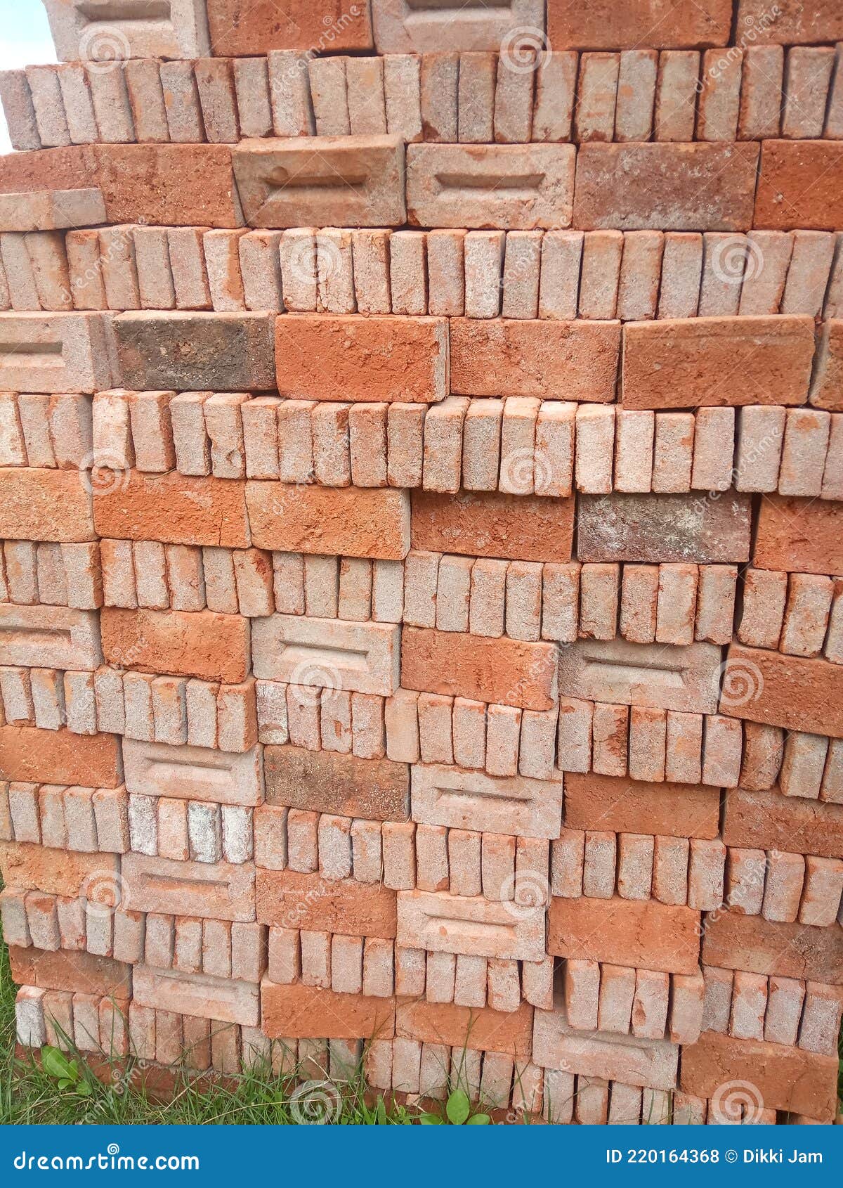 Redstone stock photo. Image of tile, facade, wall, cobblestone - 220164368
