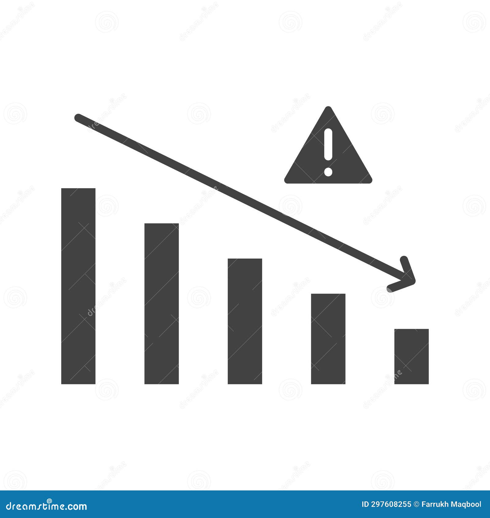 Reduce Business Risk Icon Vector Image. Stock Vector - Illustration of ...