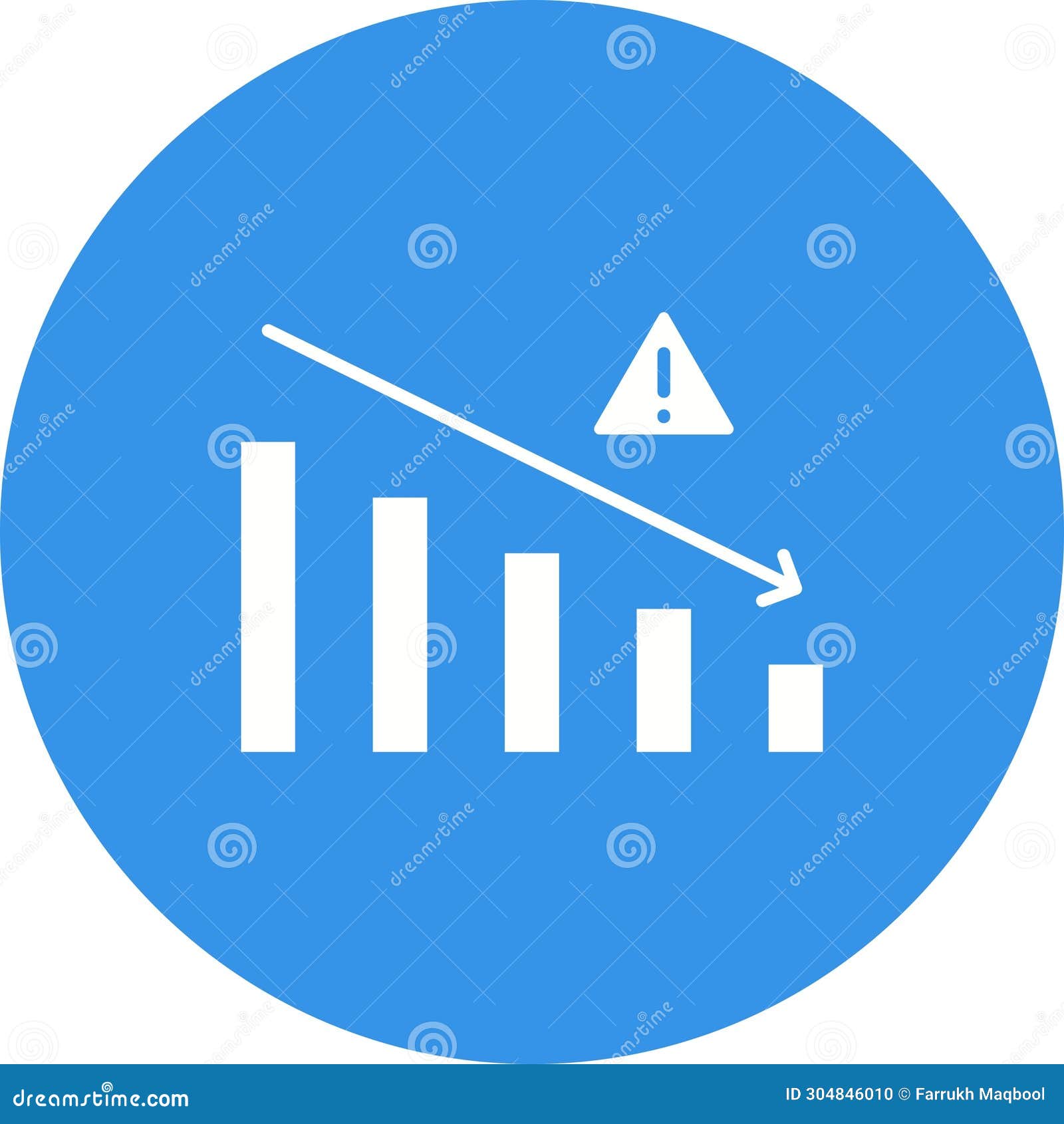 Reduce Business Risk Icon Vector Image. Stock Vector - Illustration of ...
