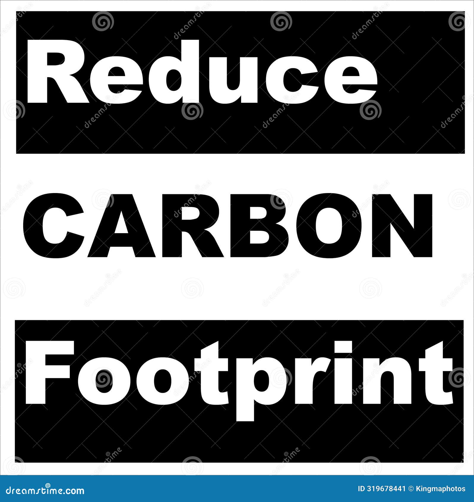 Reduce Carbon Footprint Vector Image for Education and Awareness ...
