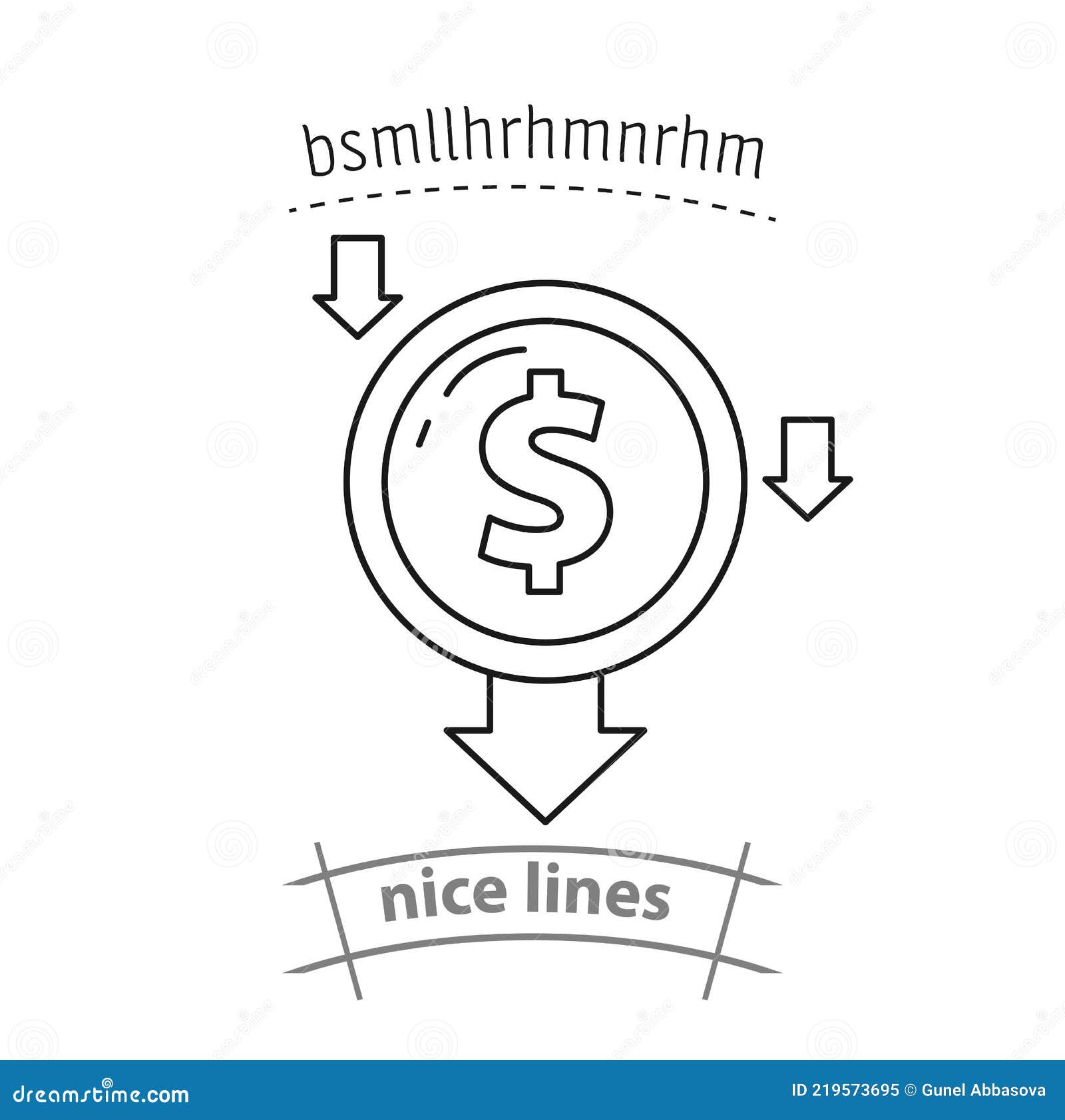 Reduce Costs Simple Icon. Reduce Costs Isolated Icon Stock Vector ...