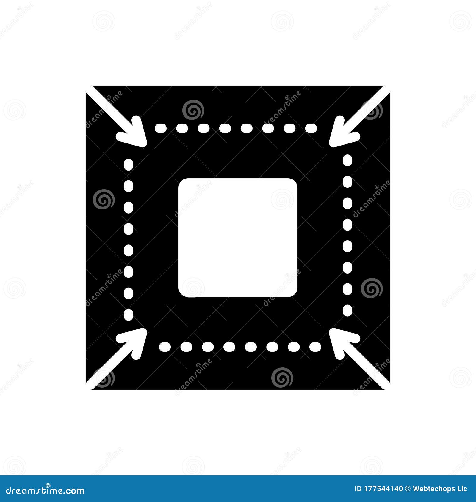 Black Solid Icon for Reduce, Detract and Abate Stock Vector ...