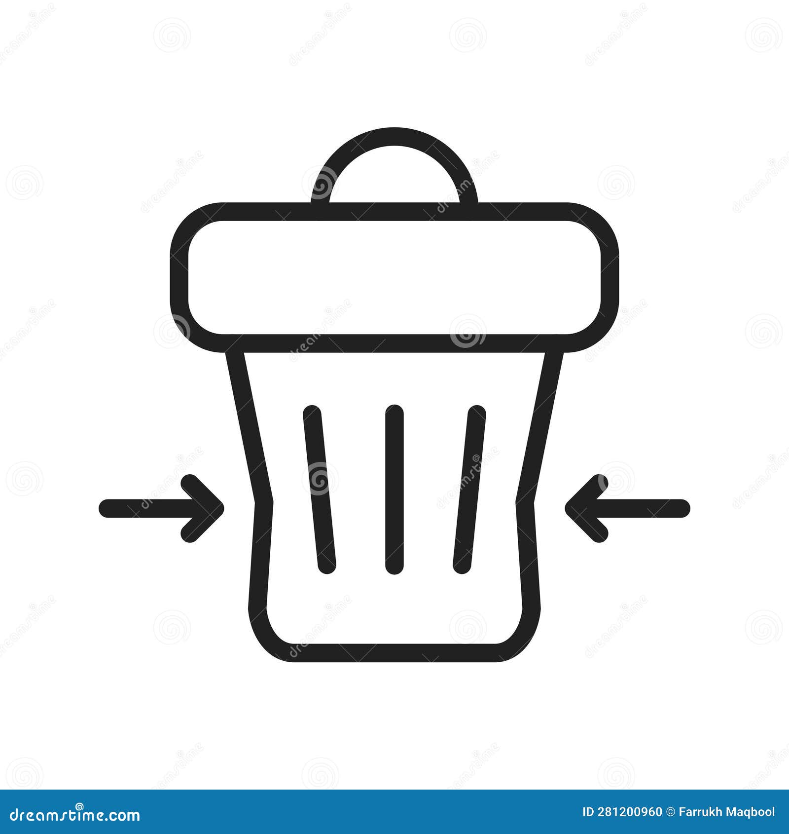 Reduce Icon Image. stock vector. Illustration of conserve - 281200960