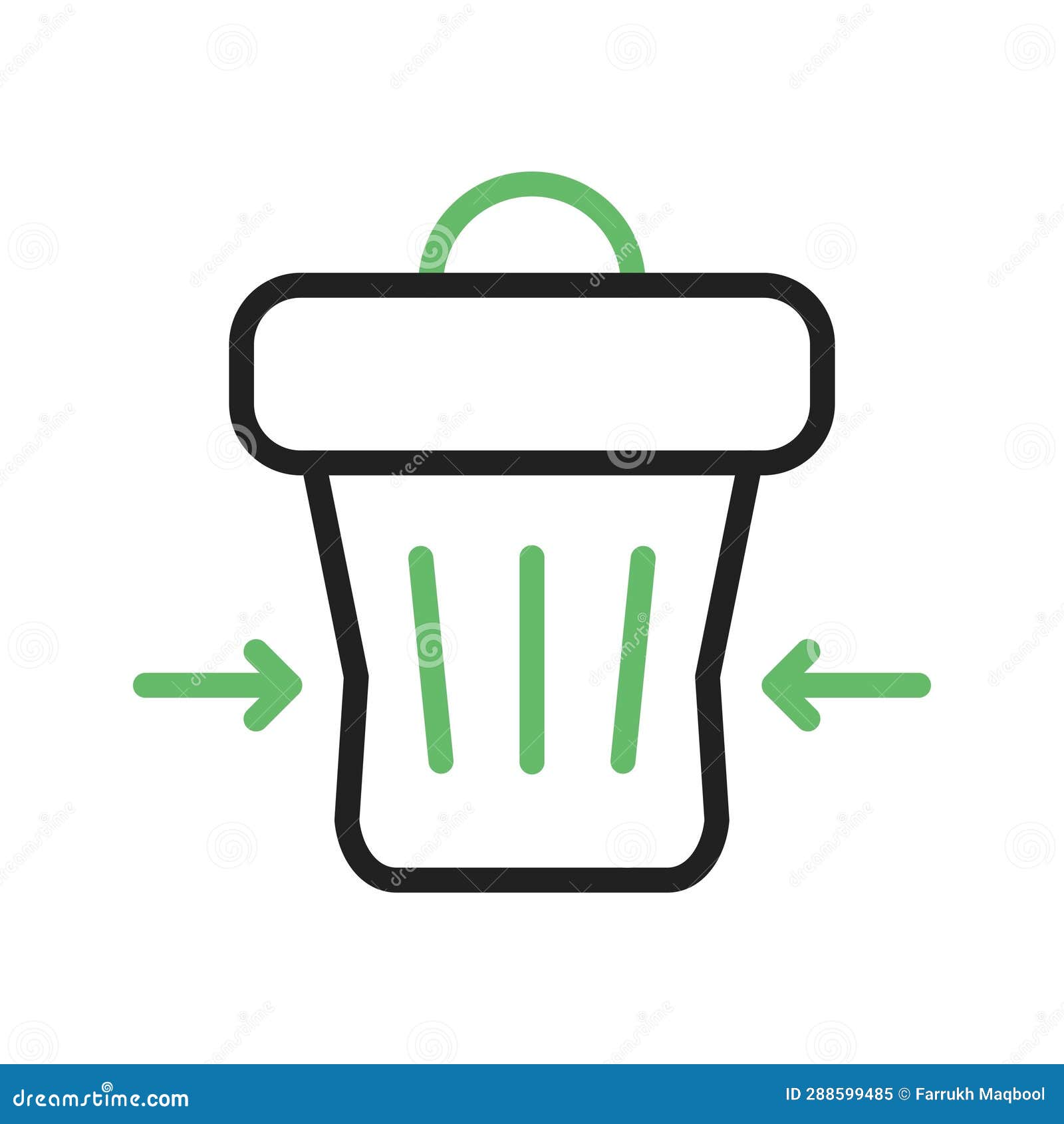 Reduce Icon Image. stock illustration. Illustration of line - 288599485