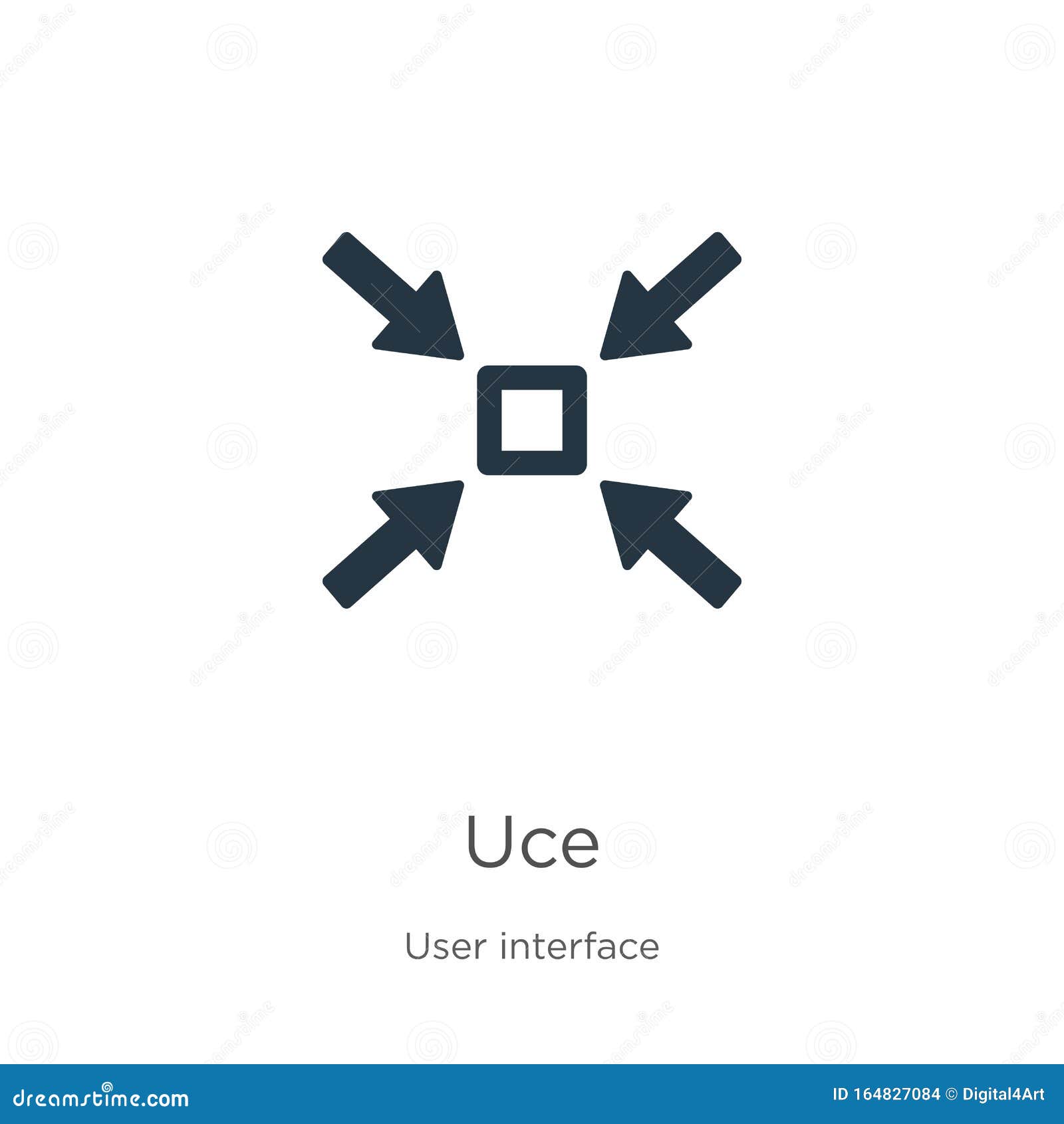 Reduce Icon Vector. Trendy Flat Reduce Icon from User Interface ...