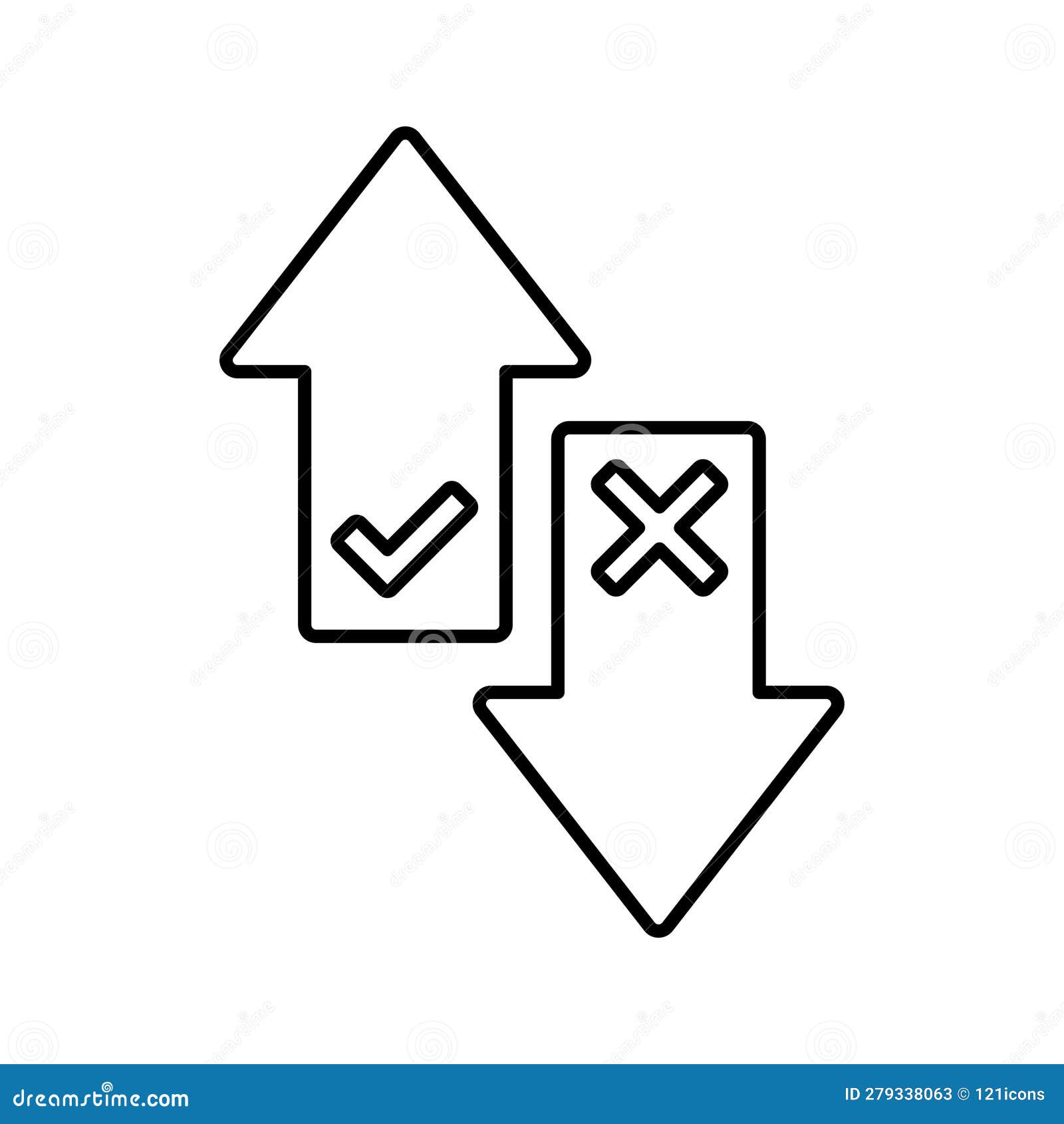 Reduce Mistake, Solution Icon. Line, Outline Symbol Stock Vector ...