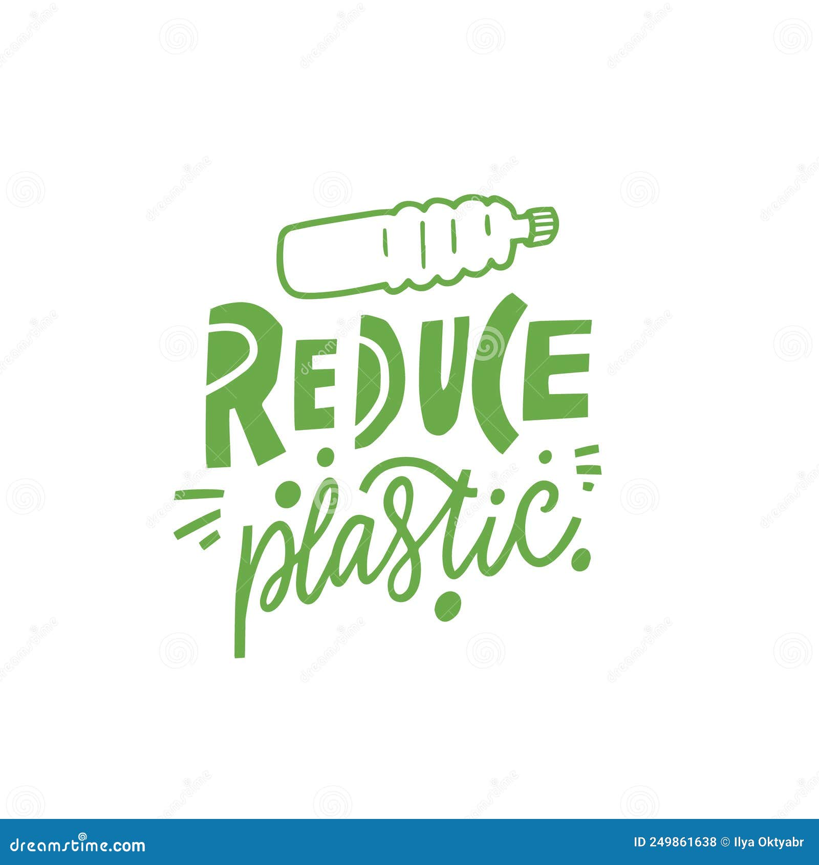 How To Reduce Plastic Waste At Home Cartoon Vector | CartoonDealer.com ...