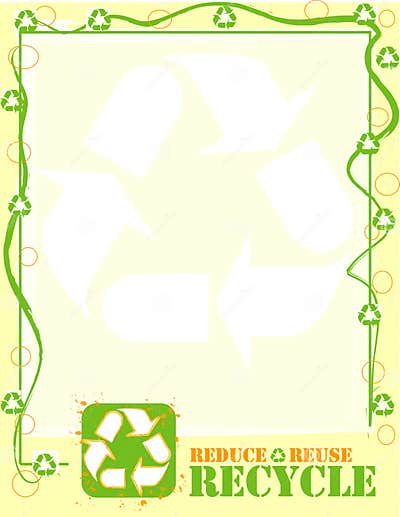 Reduce Reuse Recycle Background Stock Vector - Illustration of ...