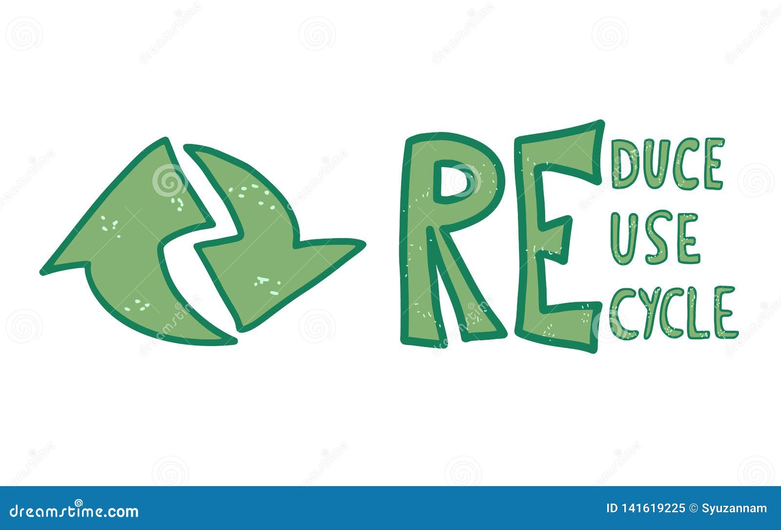 Reduce Reuse Recycle Concept. Vector Design. Stock Vector ... Reduce Reuse Recycle Concept. Vector Design. Stock Vector ...