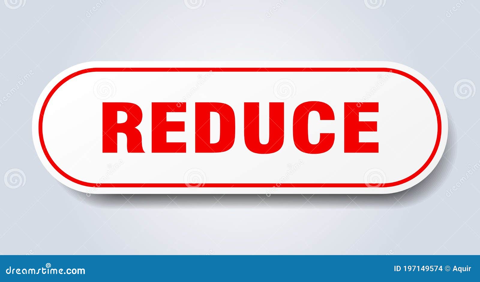 REDUCE SIGN WITH BOTTLE AND GREEN BACKGROUND Cartoon Vector ...