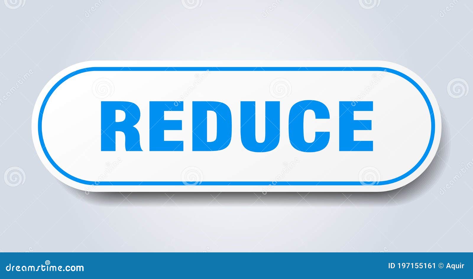 REDUCE SIGN WITH BOTTLE AND GREEN BACKGROUND Cartoon Vector ...