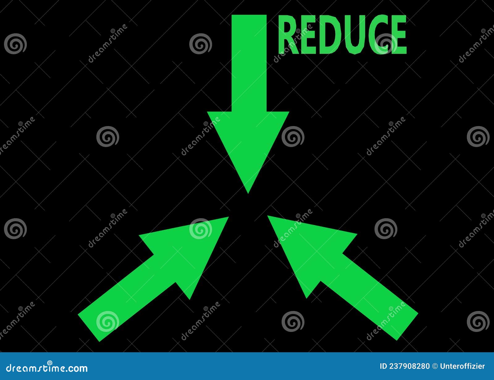 The Reduce Symbol Representing Reduction In Usage Of New Materials Or