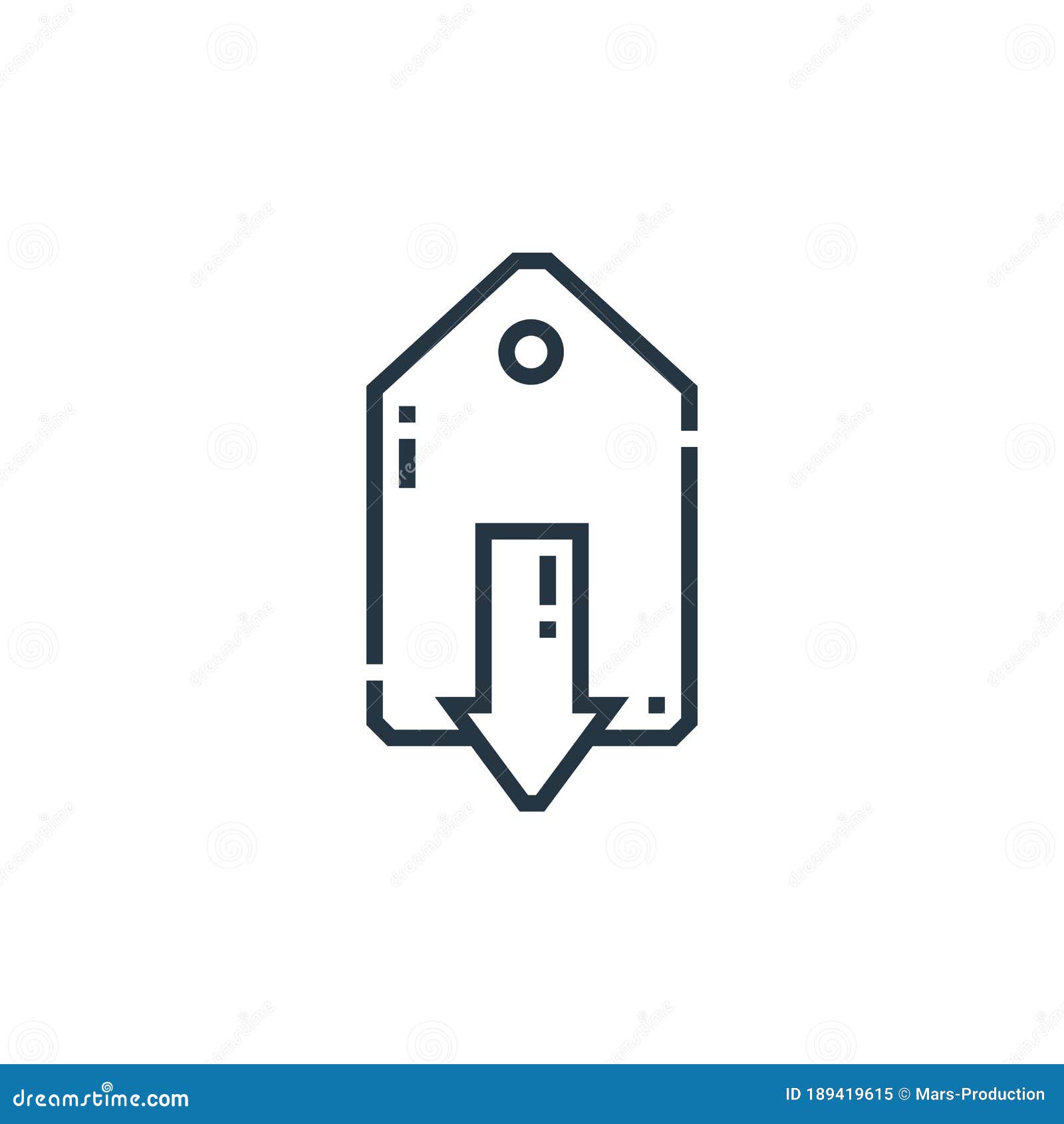 Reduce Vector Icon Isolated on White Background. Outline, Thin Line ...