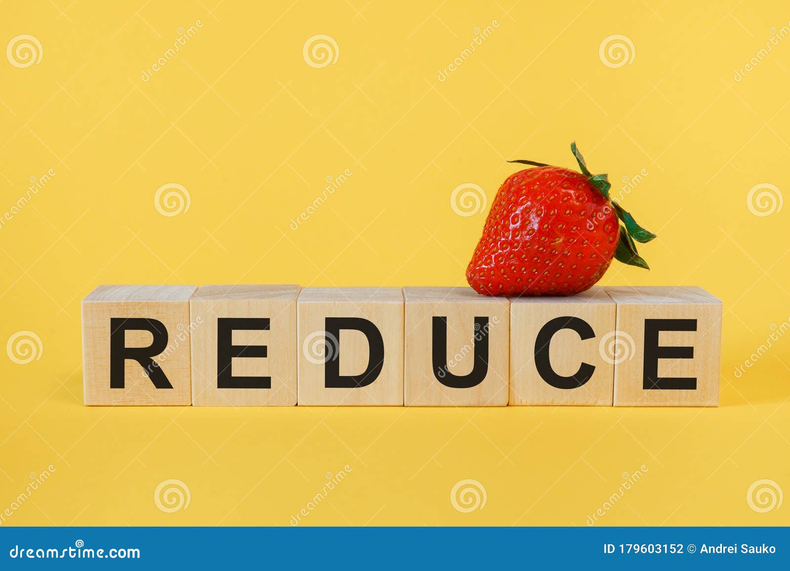 Reduce Word Written On Wood Block. Reduce, Reuse And Recycle Ecological ...