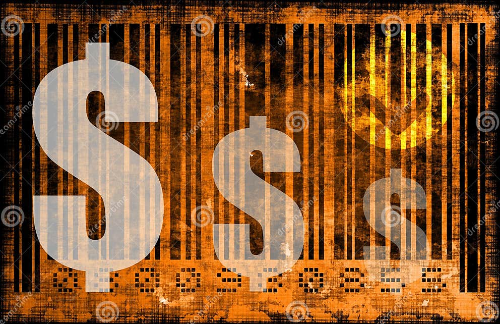 Reduced Consumer Spending stock illustration. Illustration of news ...