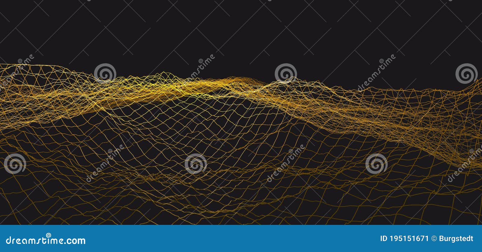 Reduced and Graphic View of a Mountainous Landscape Stock Illustration ...