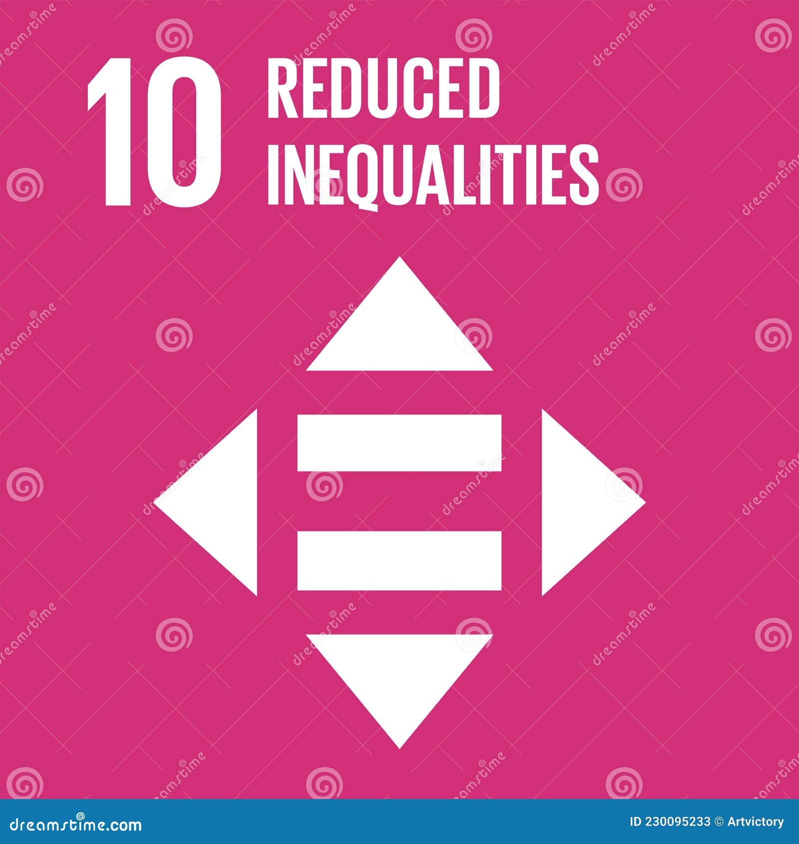 Reduced Inequalities Color Icon Corporate Social Responsibility