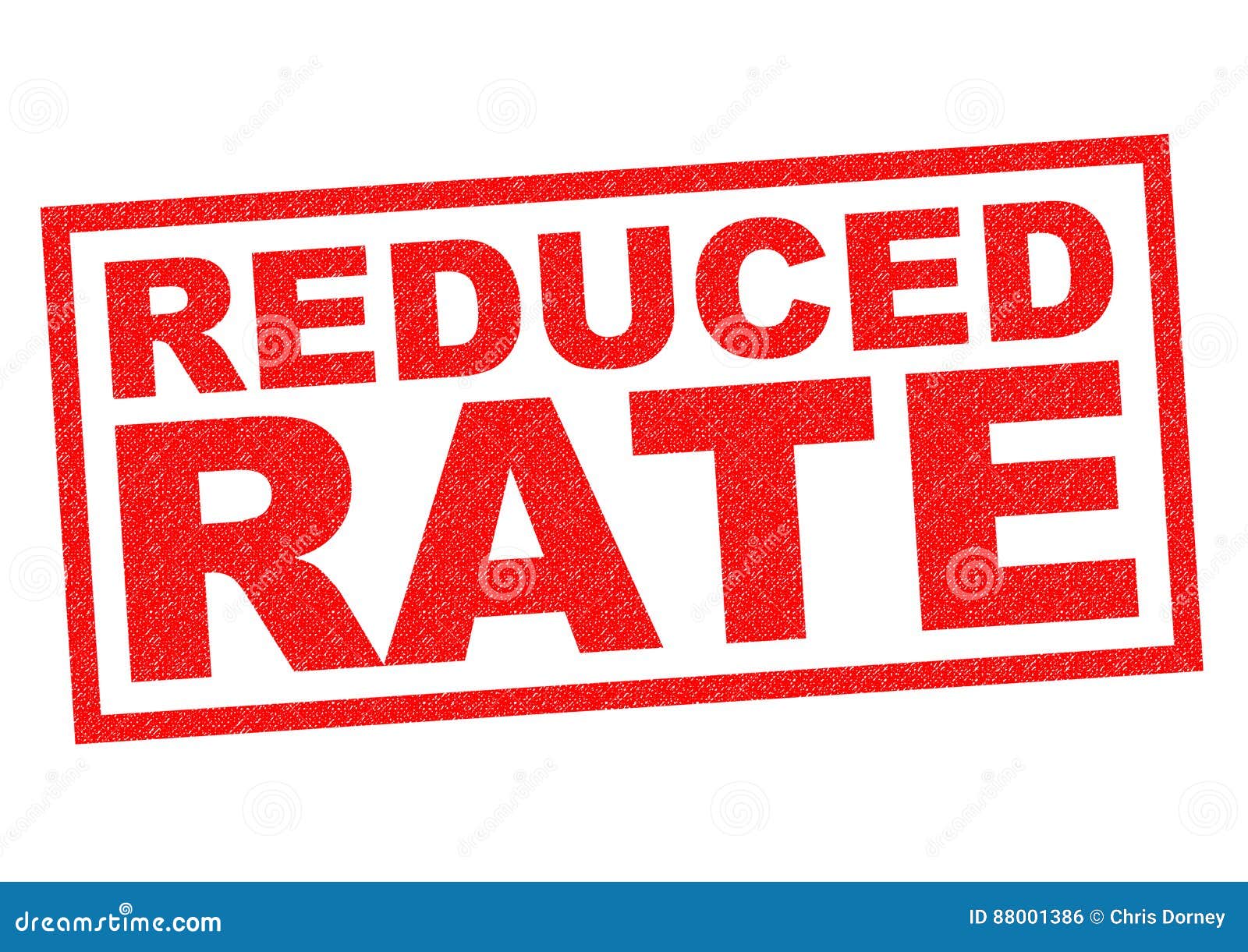 REDUCED RATE stock illustration. Illustration of offers - 88001386