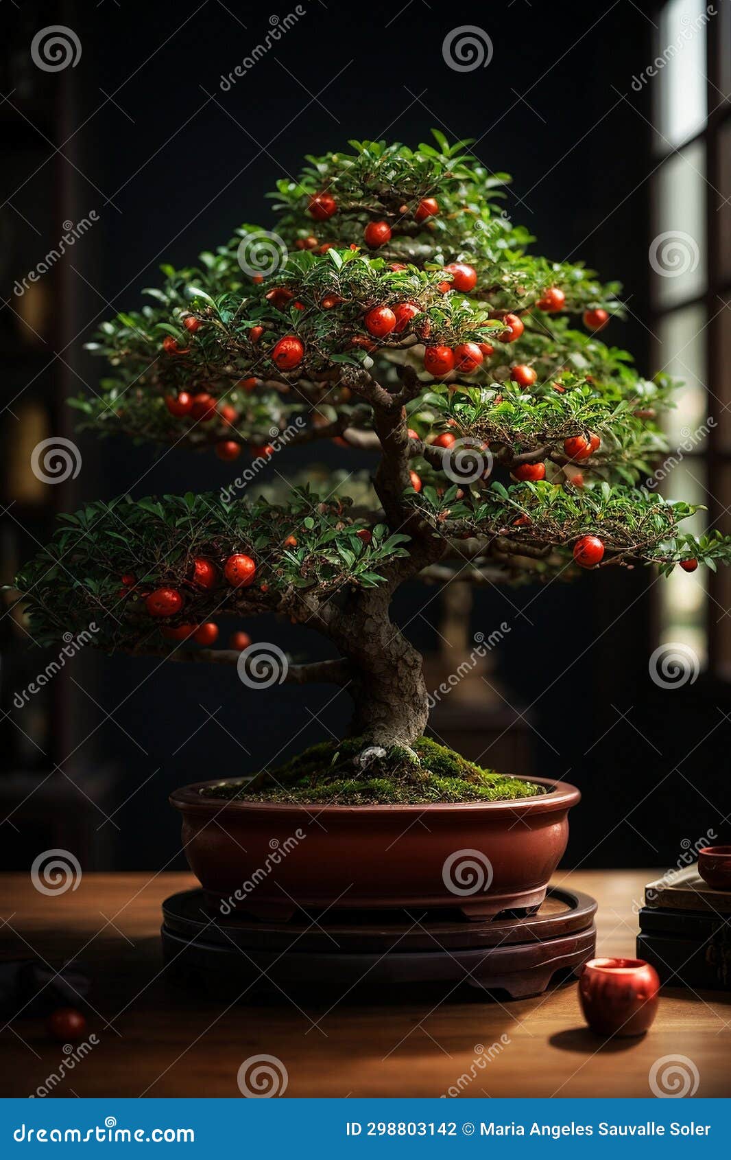 Reduced Tree Created with a Special Technique Stock Illustration ...