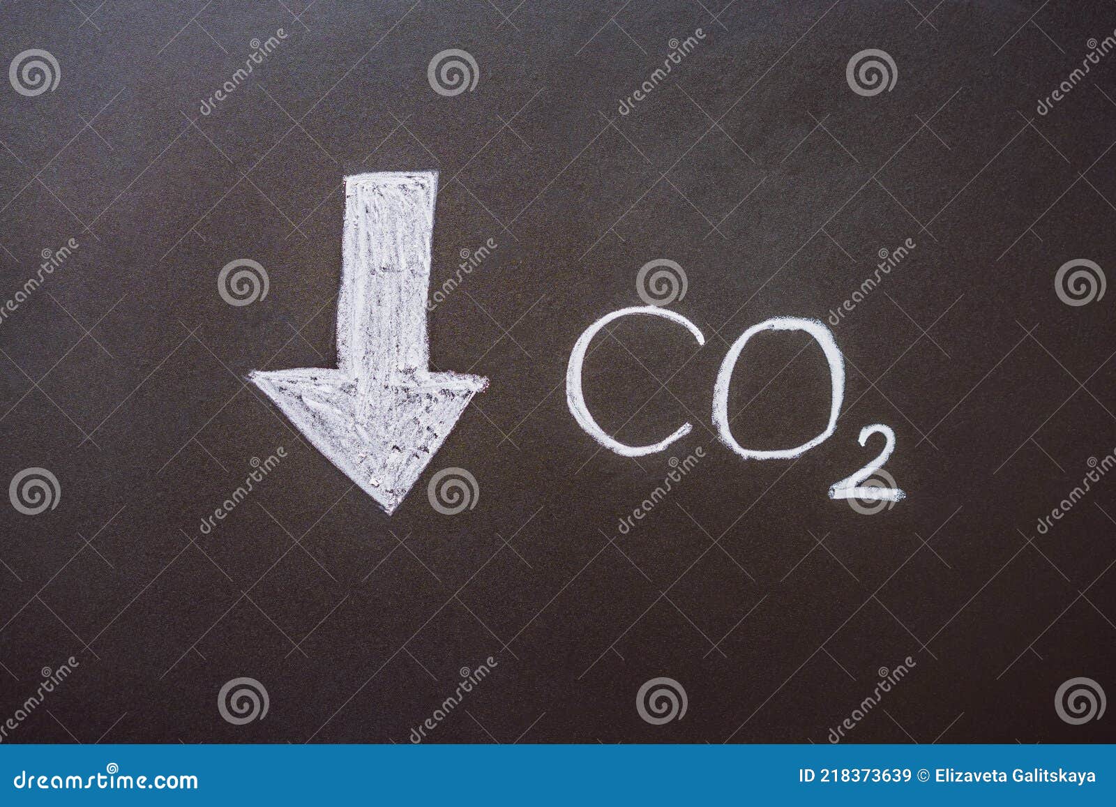 Reducing CO2 Levels. Graph of the Decline in Carbon Dioxide Levels ...