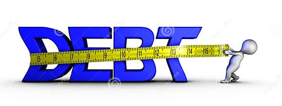 Reducing debt stock illustration. Illustration of interest - 20487581