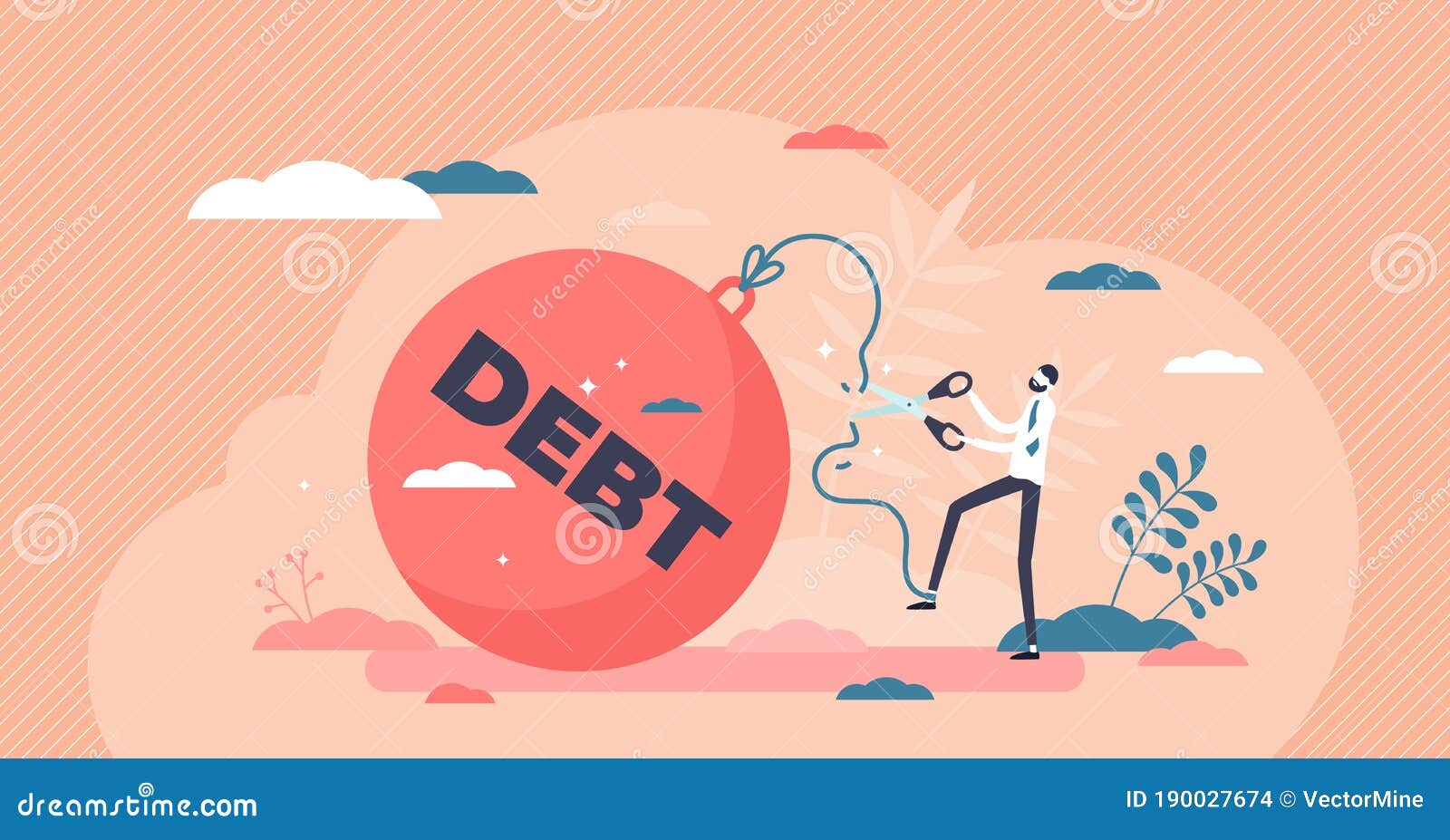 Reducing Debt Stock Illustrations – 149 Reducing Debt Stock ...