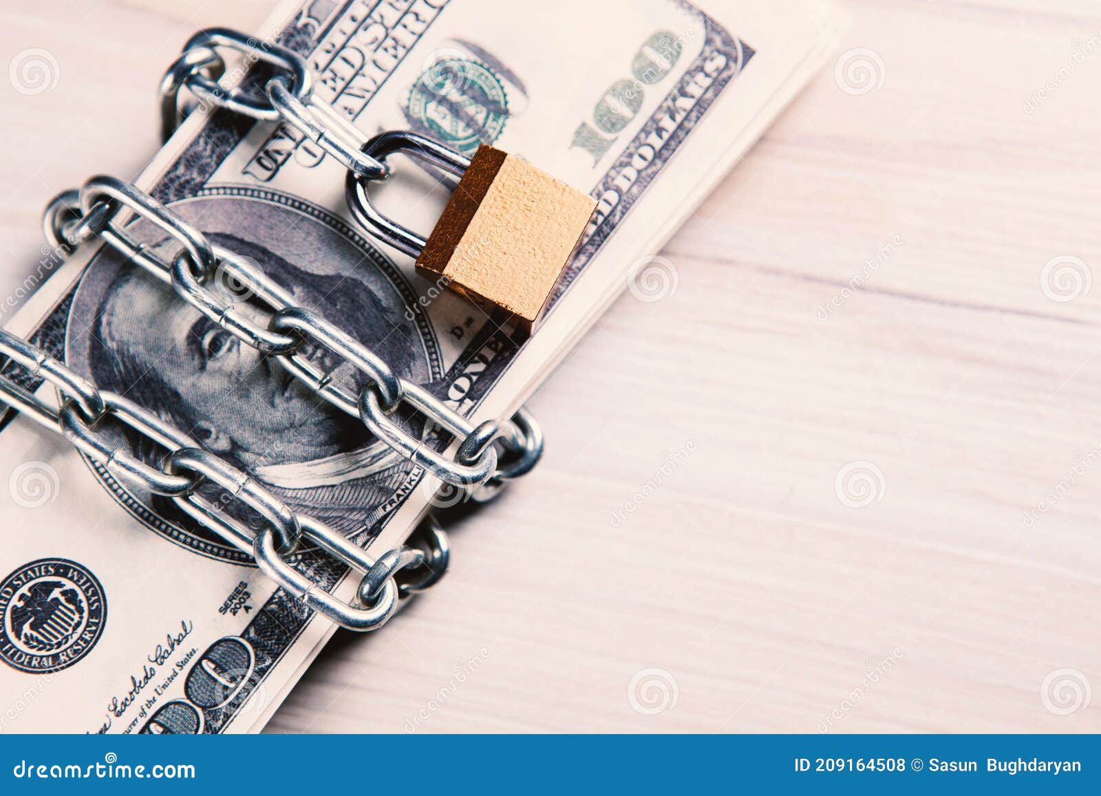 Reducing the Waste of Money. Financial Ban Stock Photo - Image of ...