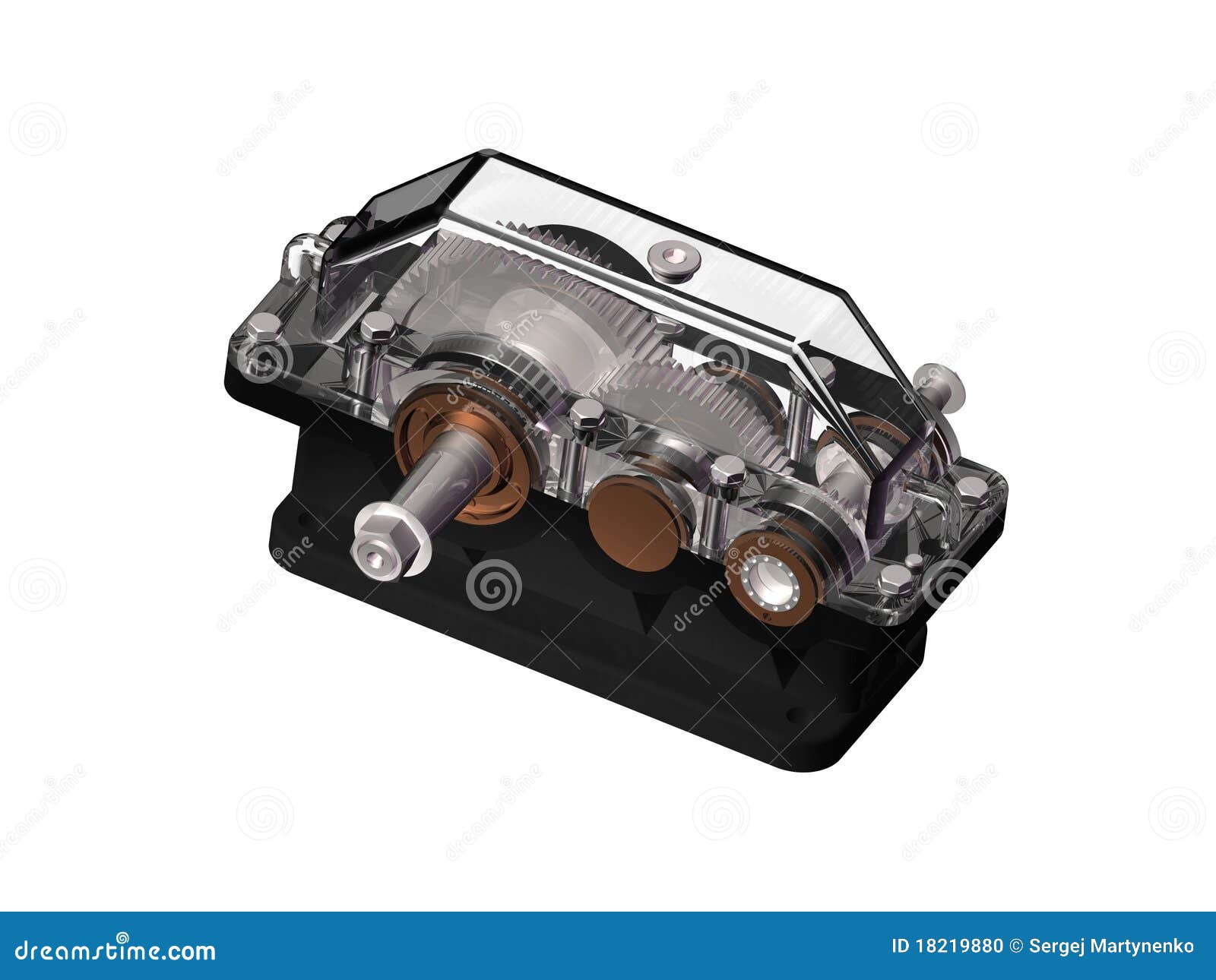 Reduction gear stock illustration. Illustration of machinery - 18219880