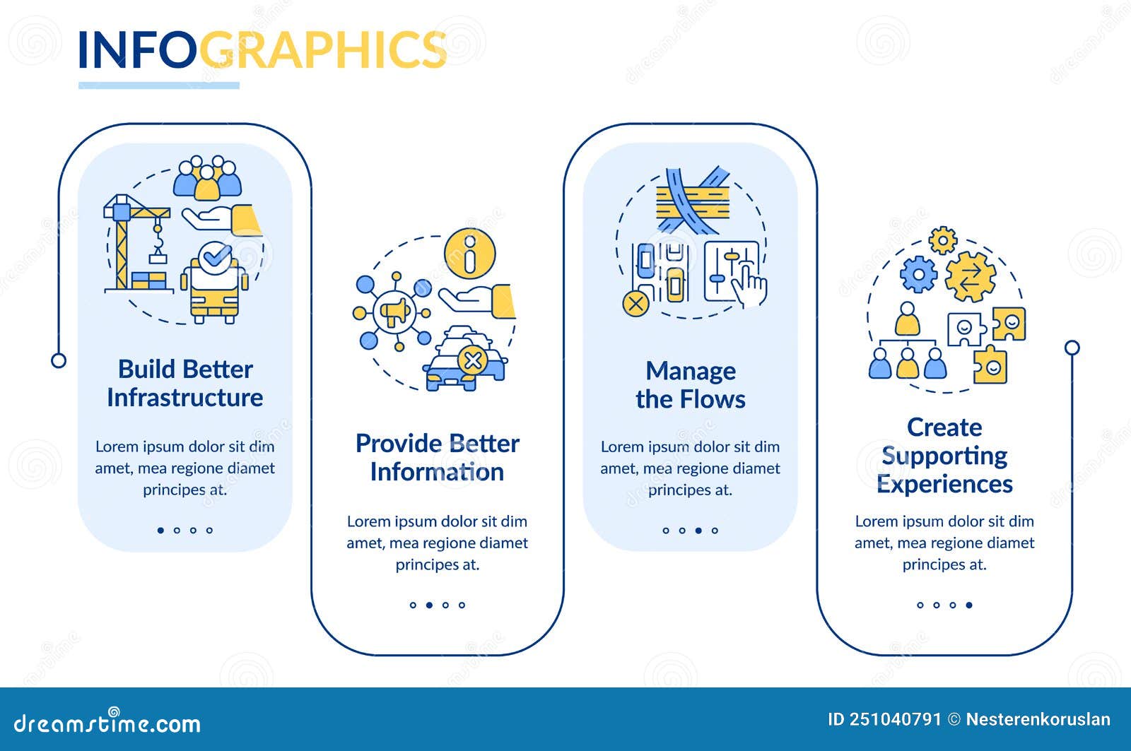 Reduction of Overcrowding Rectangle Infographic Template Stock Vector ...