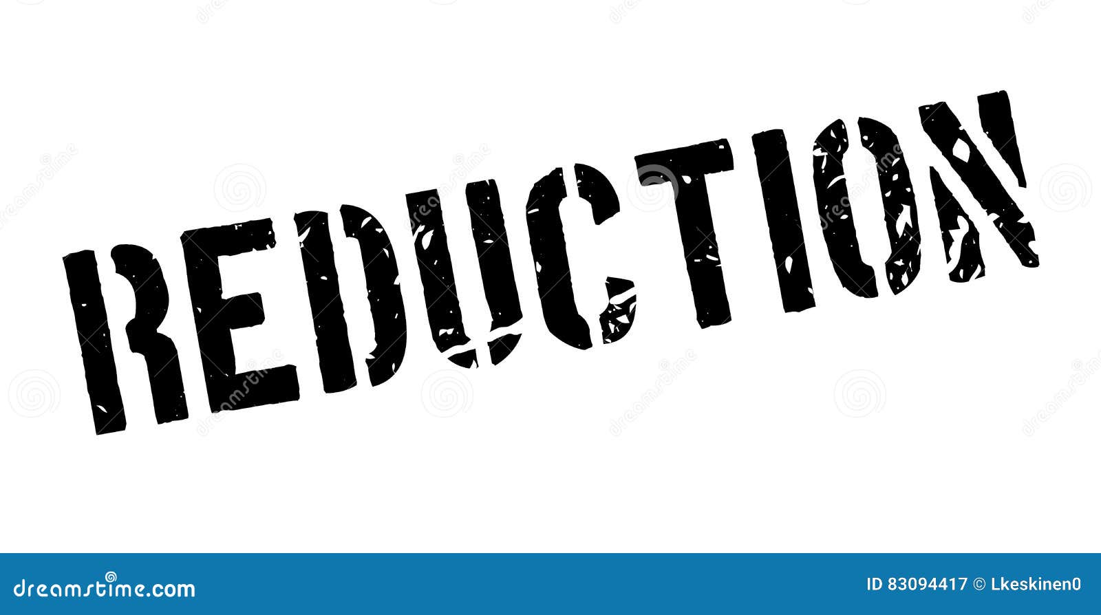 Reduction rubber stamp stock illustration. Illustration of messy - 83094417