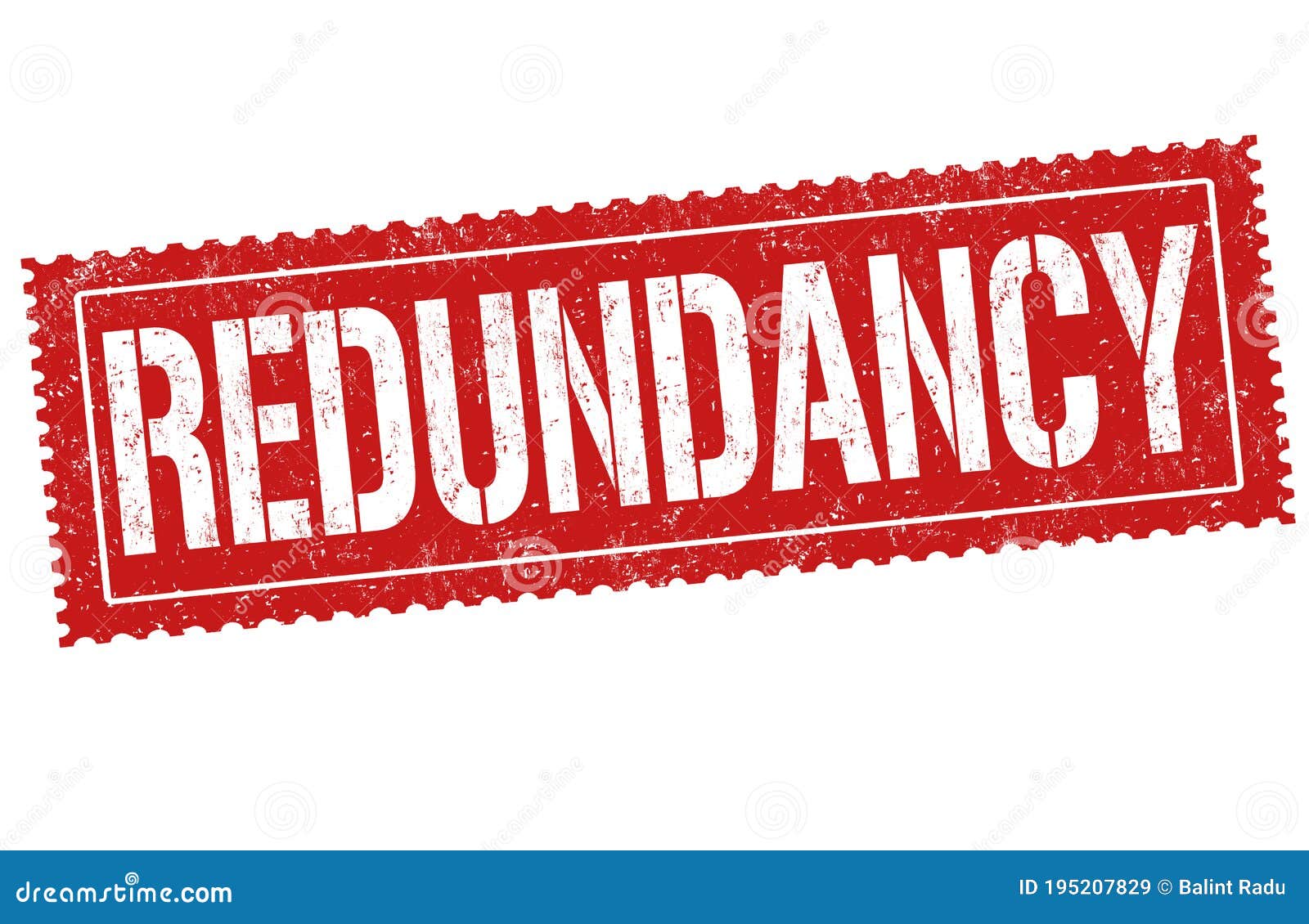 Redundant Sign Or Stamp Vector Illustration | CartoonDealer.com #189885912