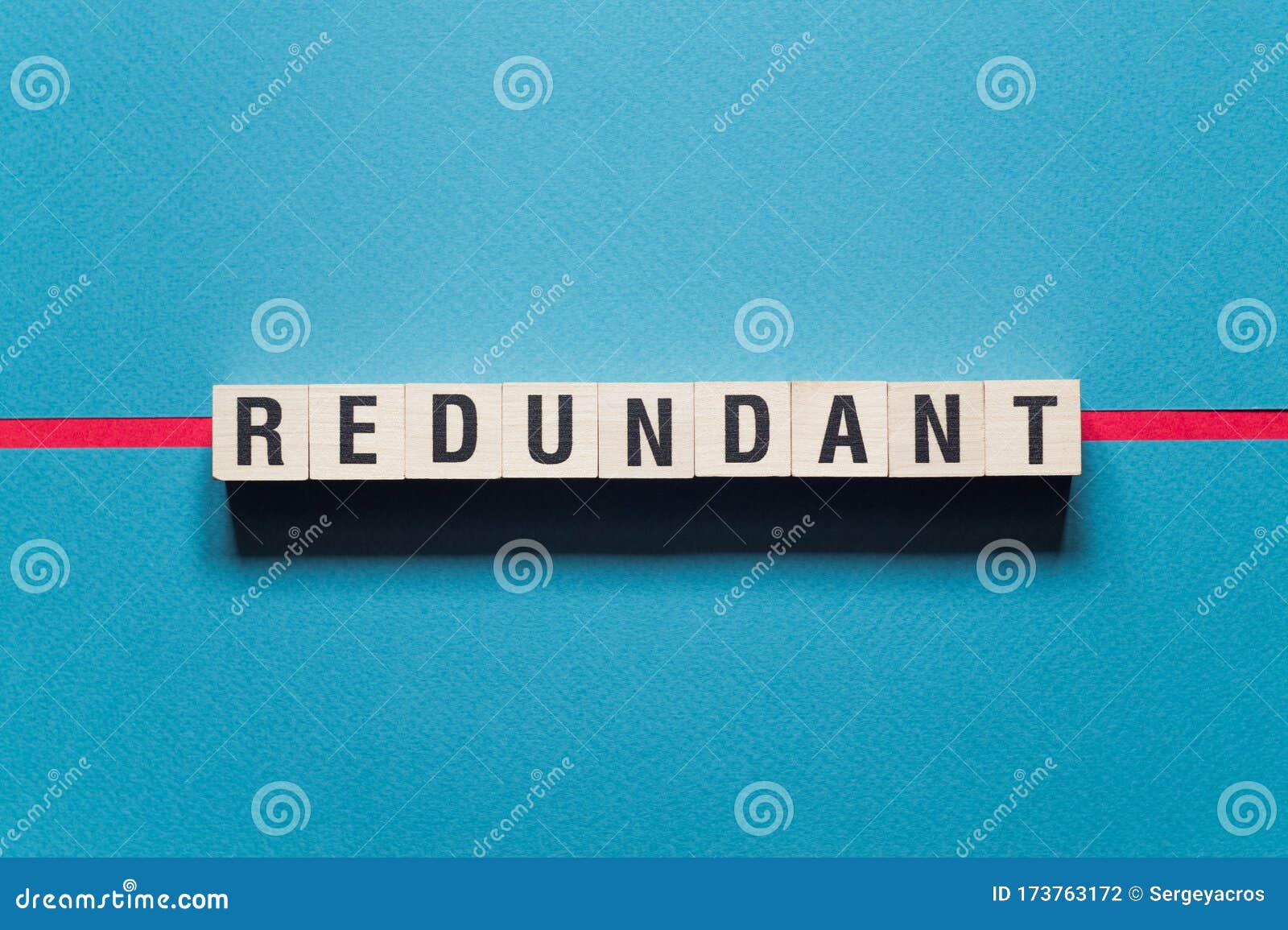 Redundant Word Concept on Cubes Stock Photo - Image of company, adult ...