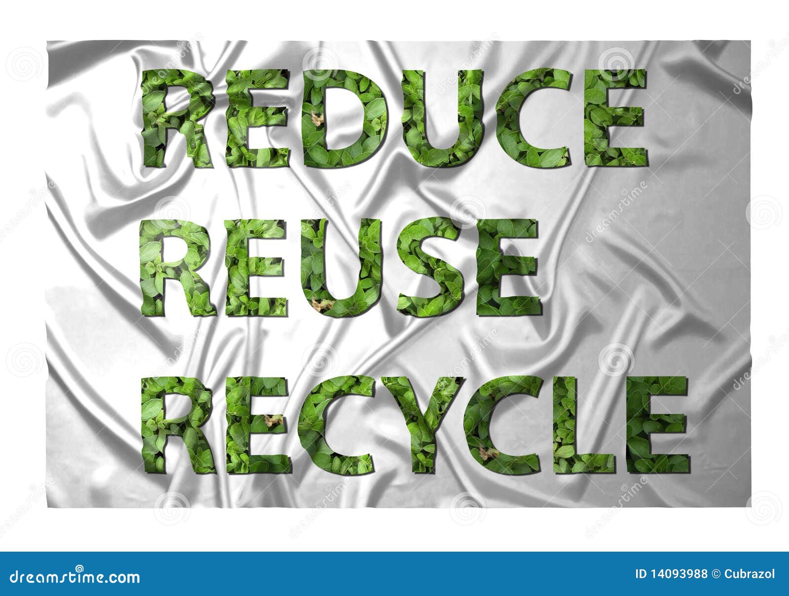 Reduza, reuce, recicl ilustração stock. Ilustração de lixo - 14093988