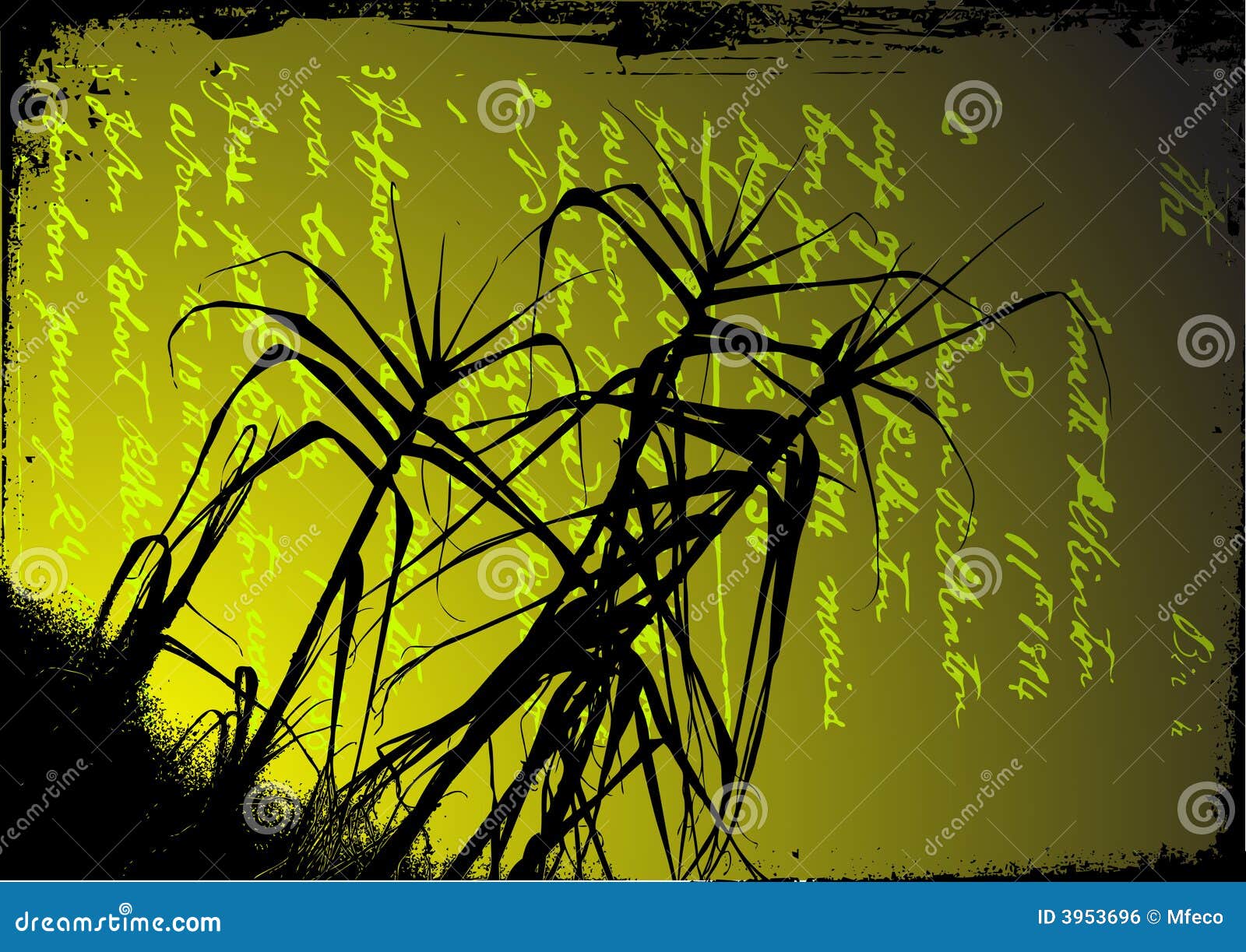 Reed background vector stock vector. Illustration of abstract - 3953696