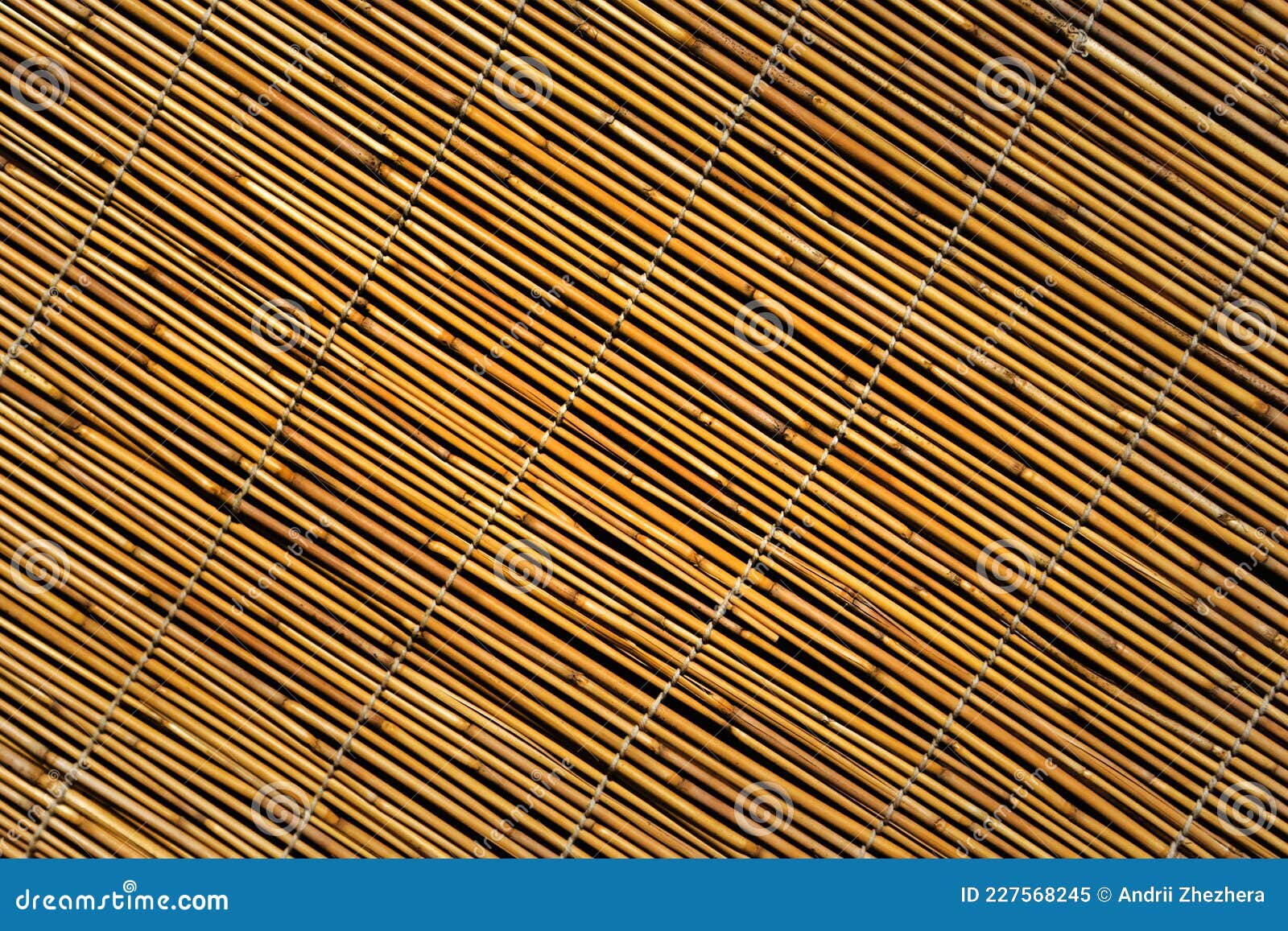 Reed Curtain Background, Closeup Texture of Dry Reeds Stock Image ...