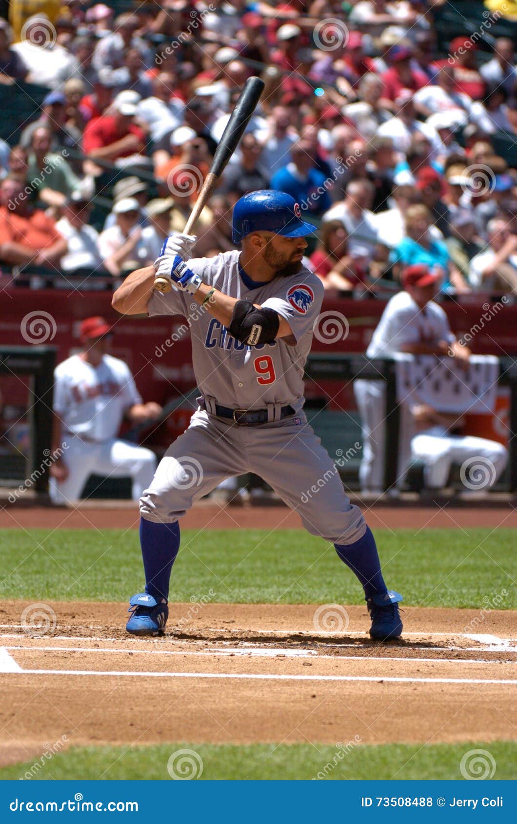 Reed Johnson, Chicago Cubs. Editorial Stock Photo - Image of glove ...