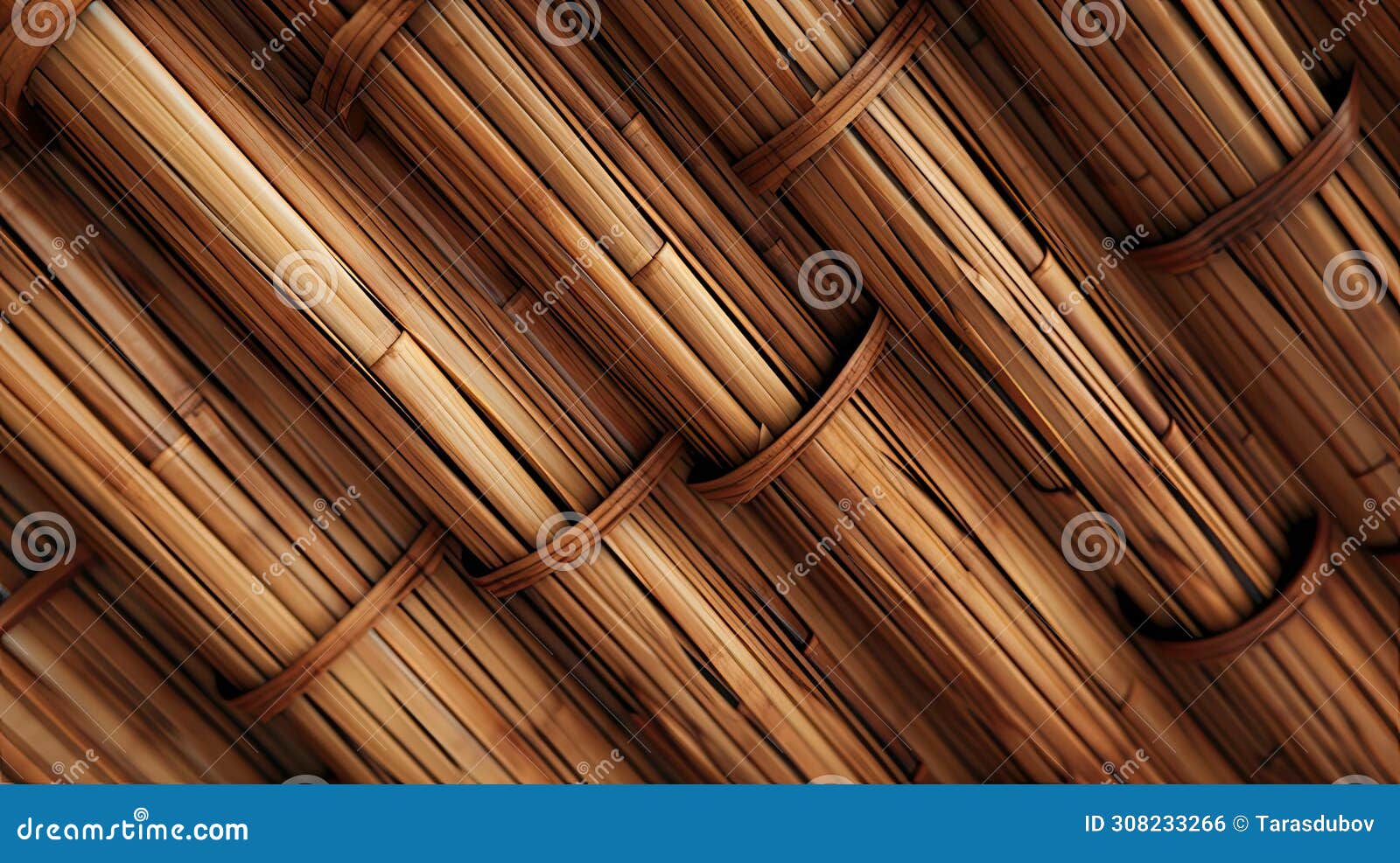 Reed Texture. Wicker Thatch Rustic Roof Stock Illustration ...